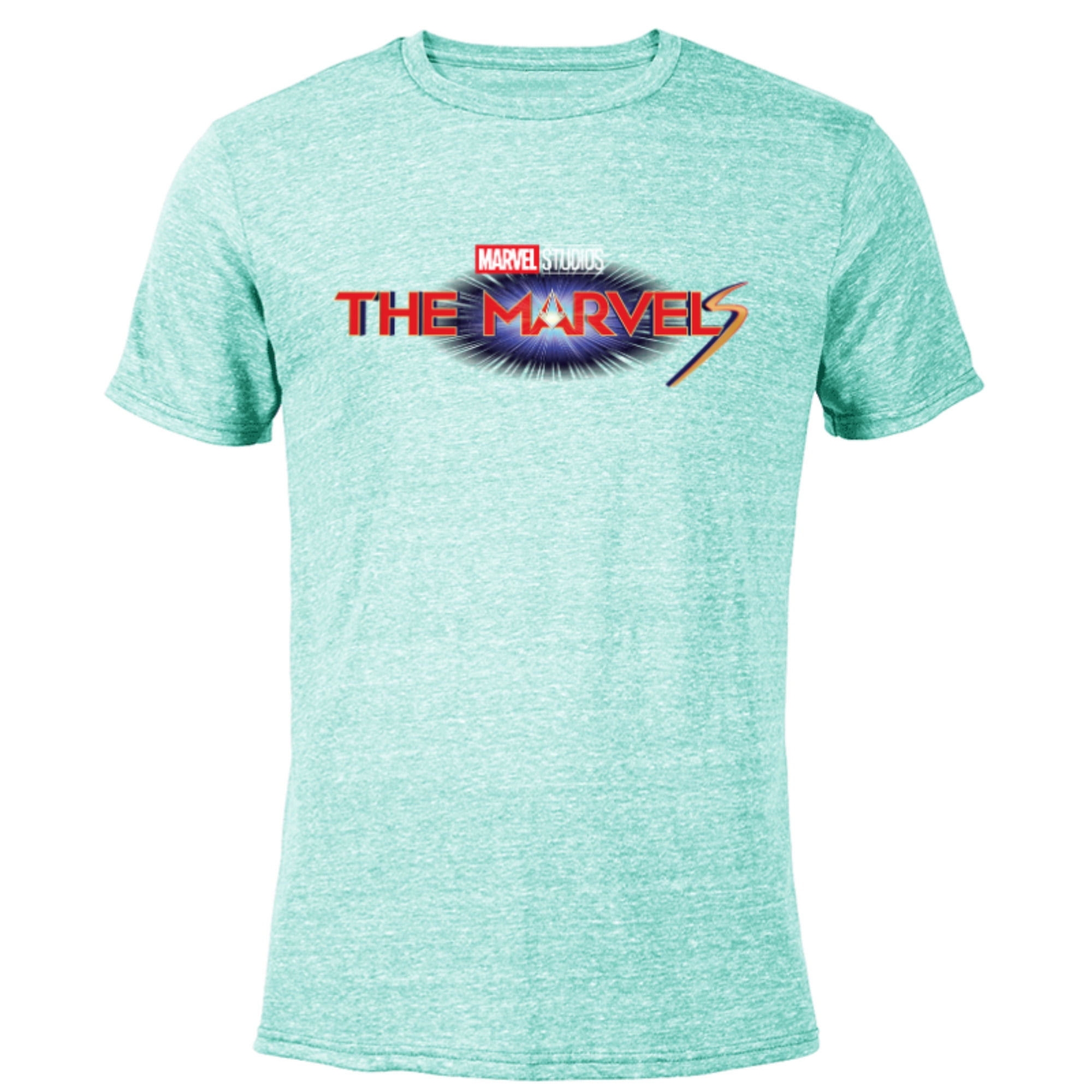 Marvel Studios The Marvels Official Movie Logo - Short Sleeve Blended T ...