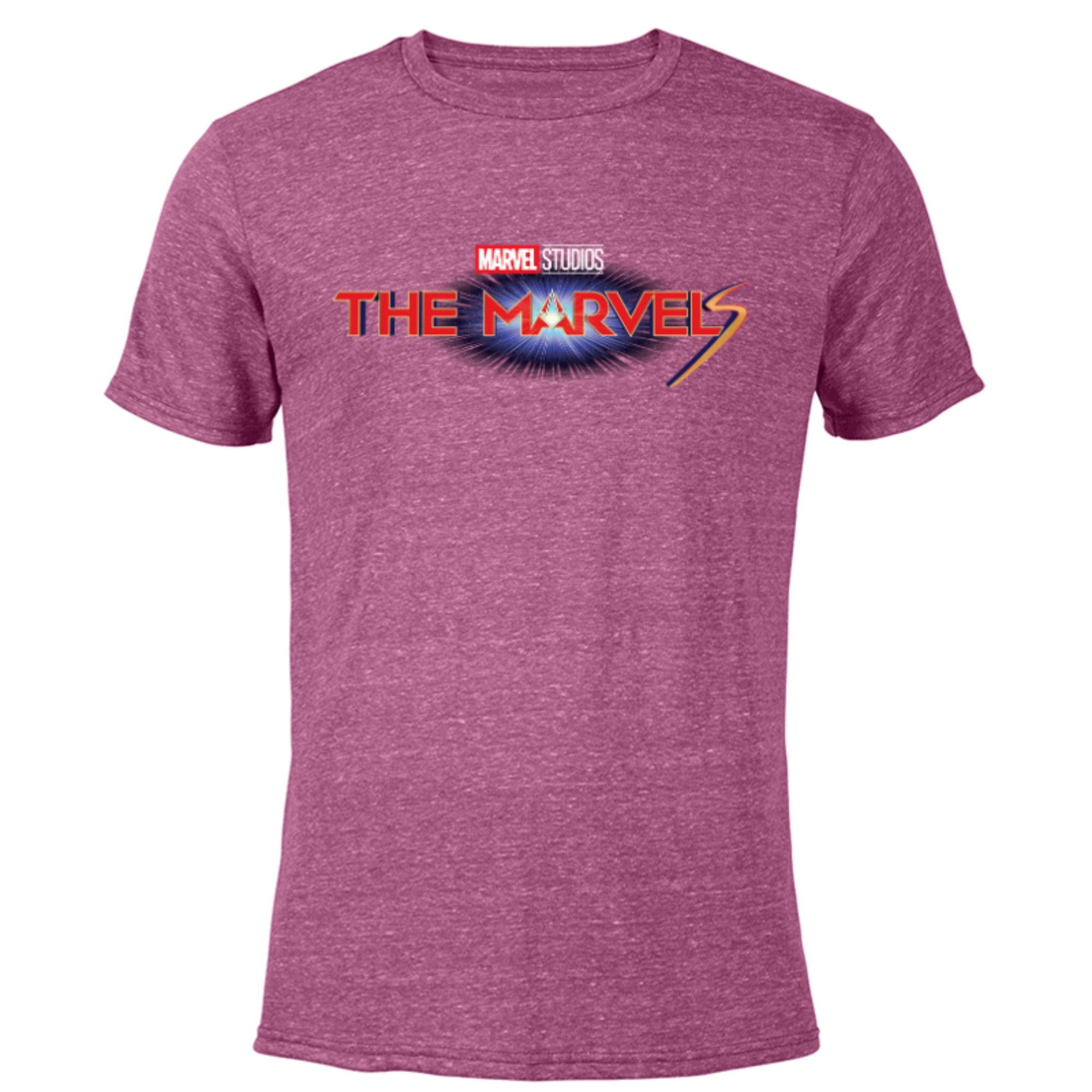 Marvel Studios The Marvels Official Movie Logo - Short Sleeve Blended T ...