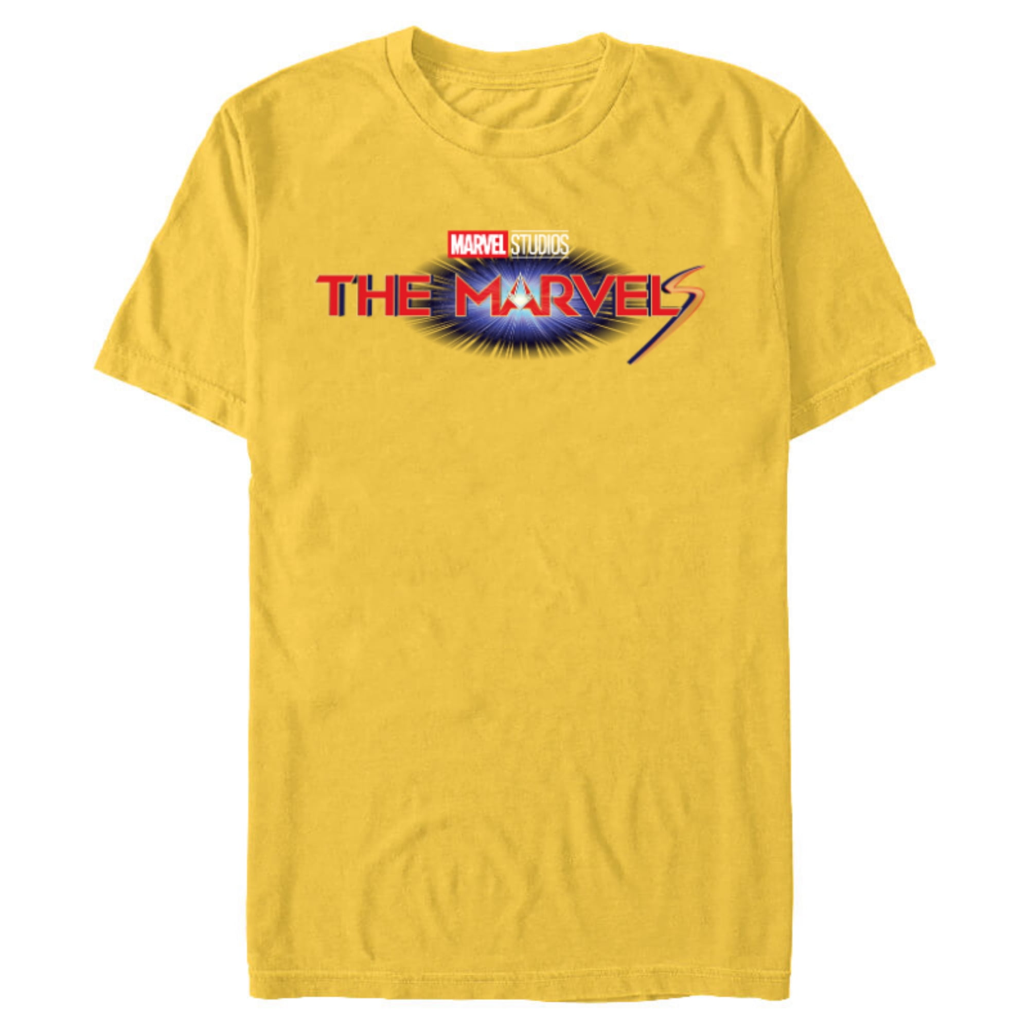Marvel Studios The Marvels Official Movie Logo - Short Sleeve Blended T ...