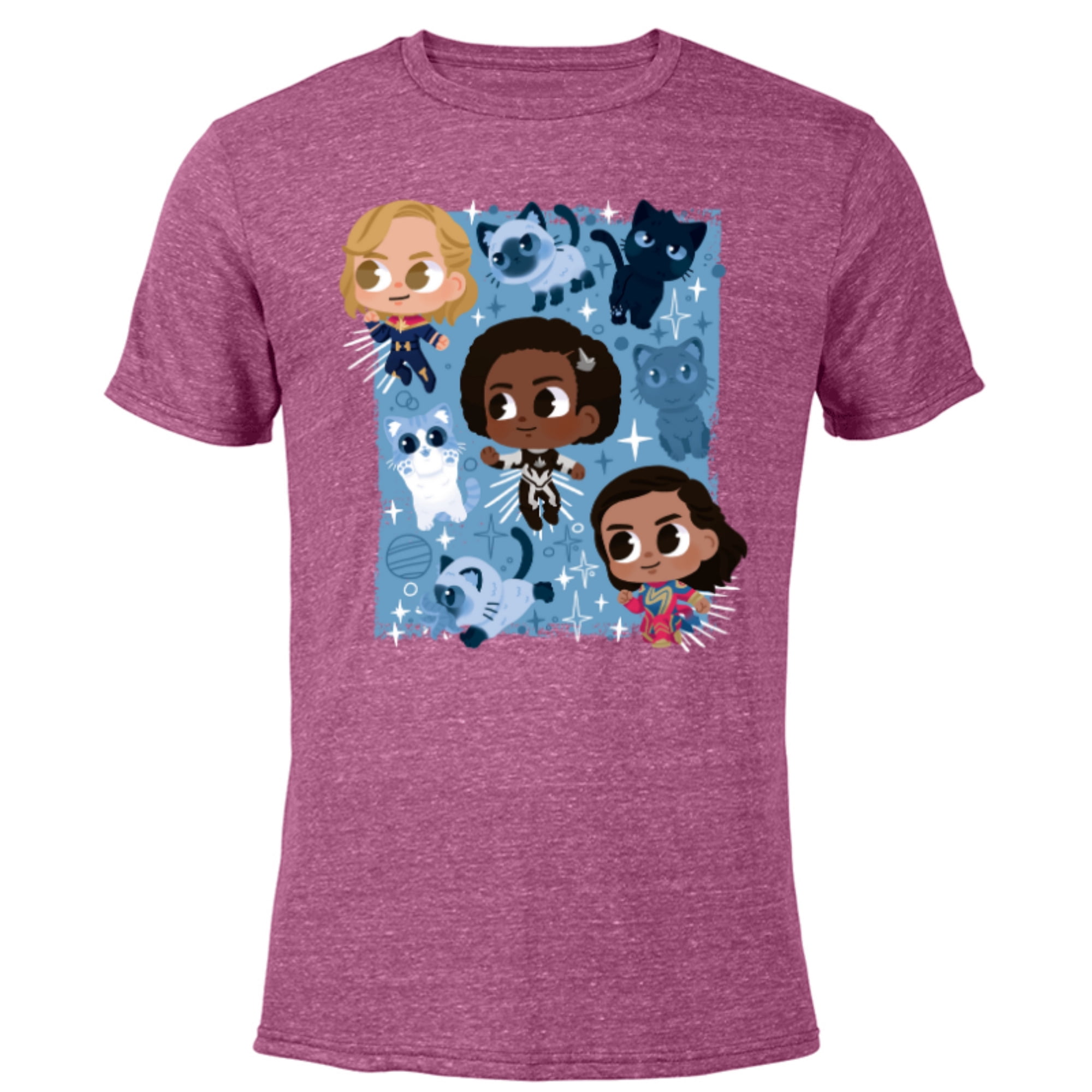 Marvel Studios The Marvels Super Heroes and Flerkittens Cute - Short ...
