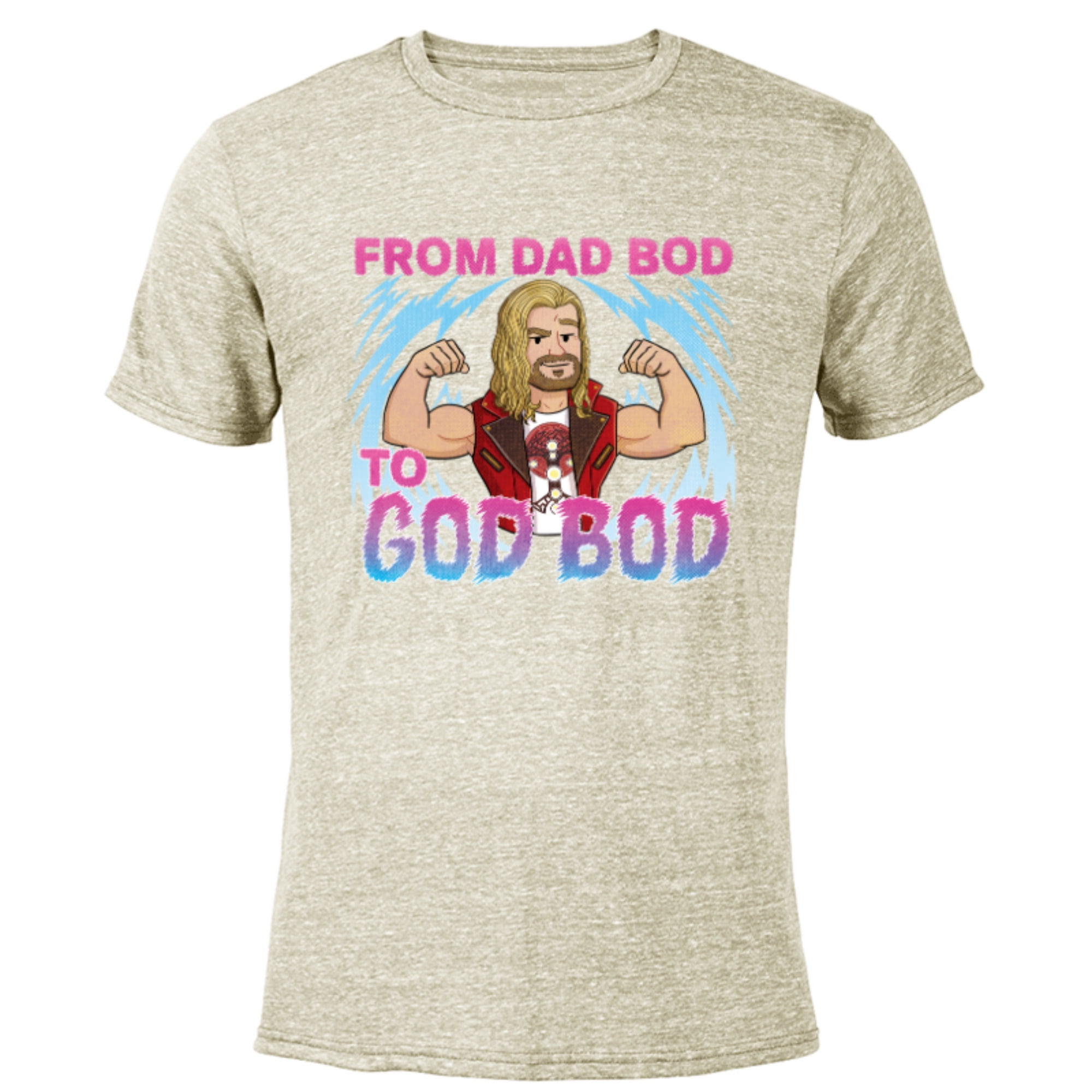 Marvel Studios Thor: Love and Thunder Dad Bod to God Bod - Short Sleeve ...
