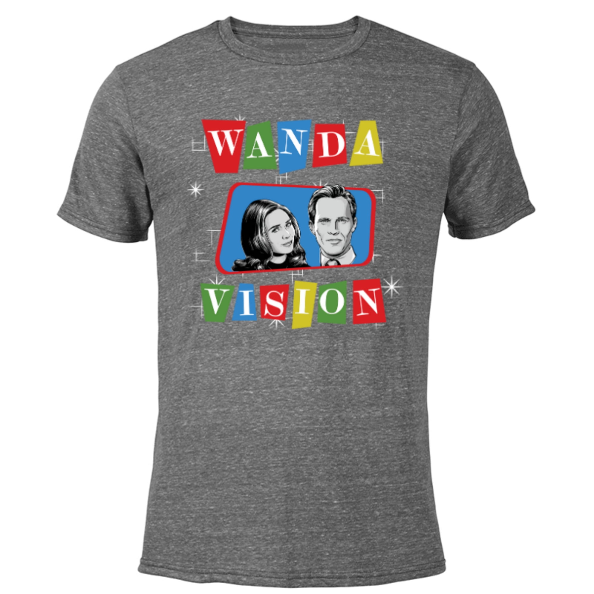 Marvel Studios WandaVision Logo TV Sitcom Style Disney+ - Short Sleeve ...