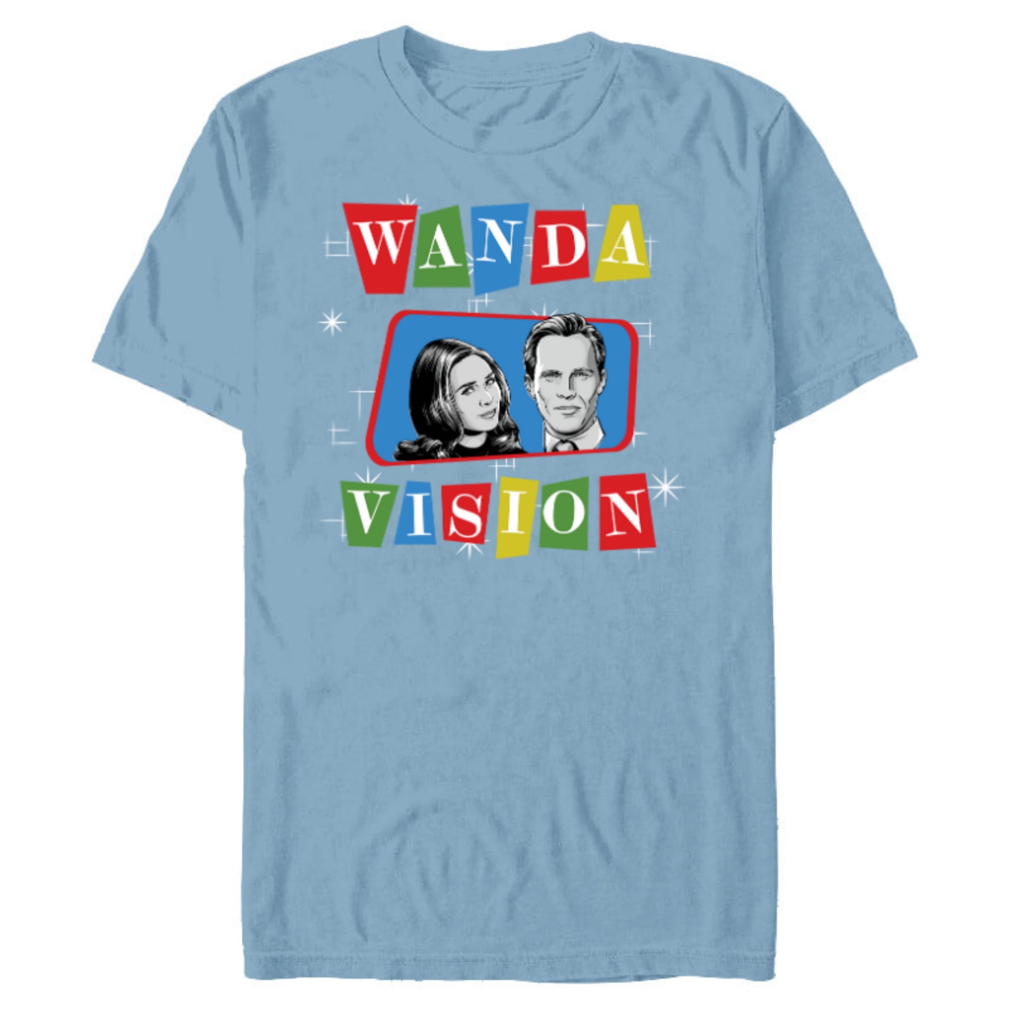Marvel Studios WandaVision Logo TV Sitcom Style Disney+ - Short Sleeve ...