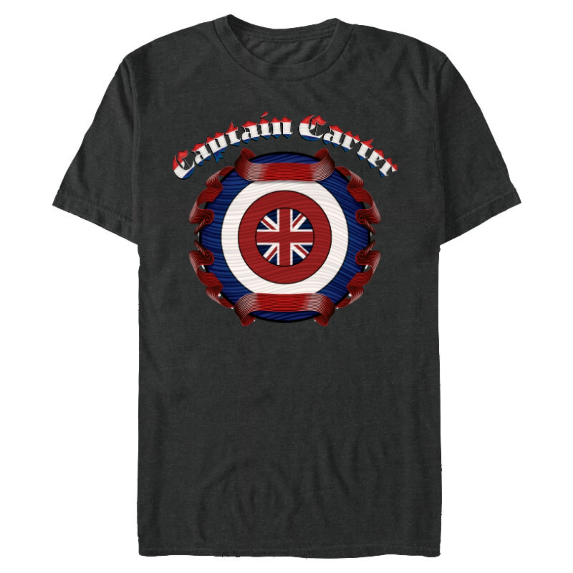 Marvel Studios What If...? Captain Carter Shield Vintage Art - Short Sleeve Blended T-Shirt for ...