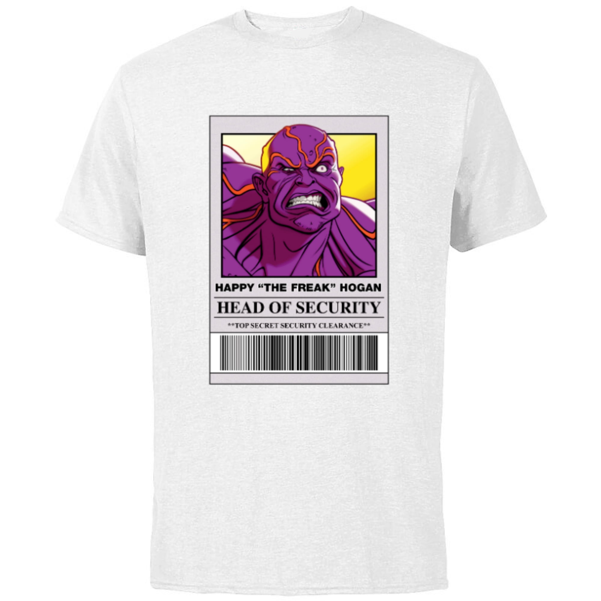 Marvel Studios What If...? Happy “The Freak” Hogan ID Card - Short Sleeve Cotton T-Shirt for ...