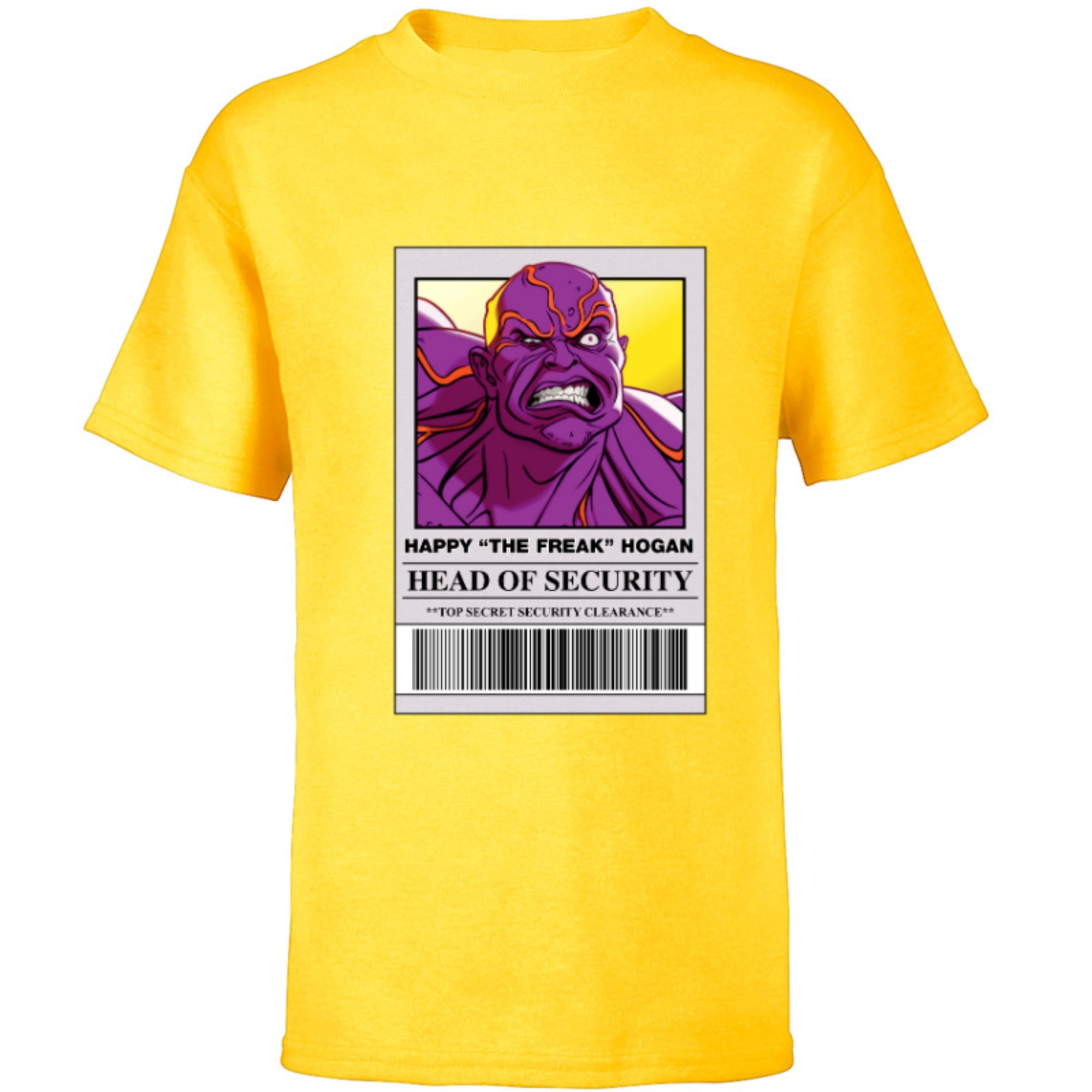 Marvel Studios What If...? Happy “The Freak” Hogan ID Card - Short Sleeve T-Shirt for Kids ...