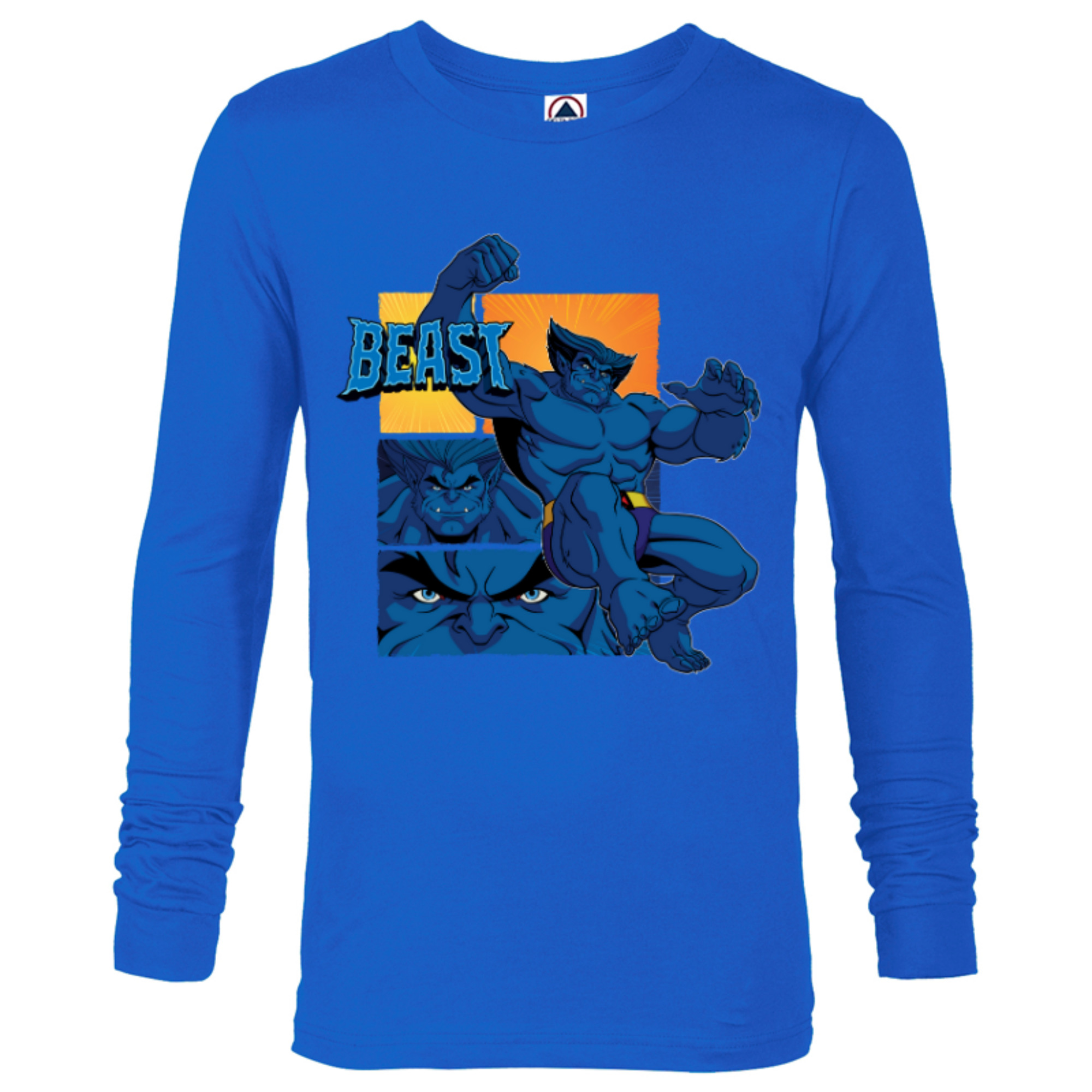 Marvel Studios X-Men ’97 Beast Logo Action Panels- Long Sleeve T-Shirt ...