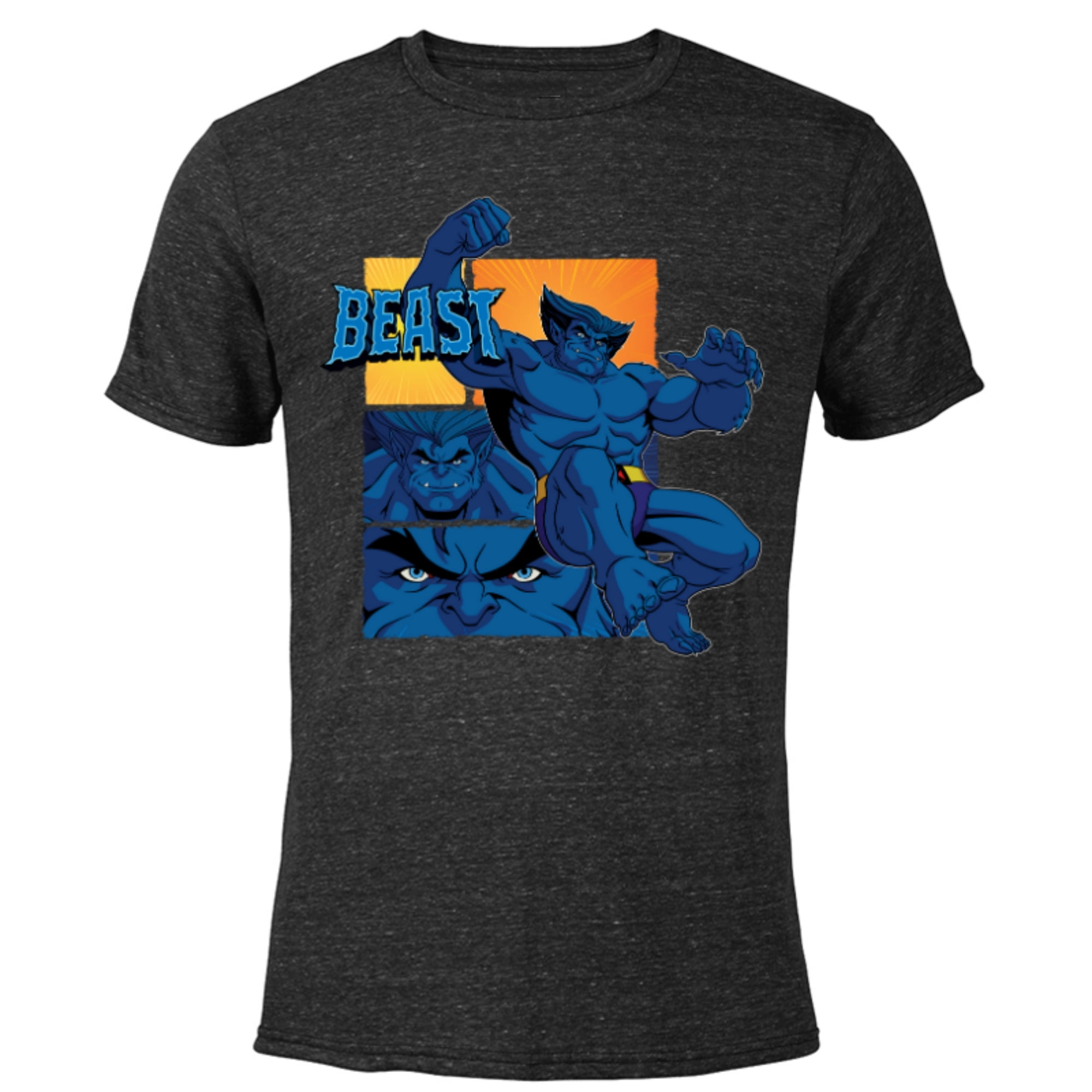 Marvel Studios X-Men ’97 Beast Logo Action Panels- Short Sleeve Blended ...