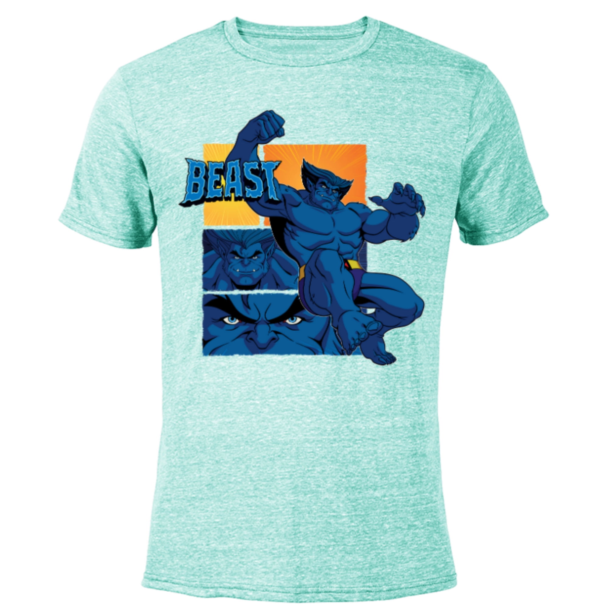 Marvel Studios X-Men ’97 Beast Logo Action Panels- Short Sleeve Blended ...