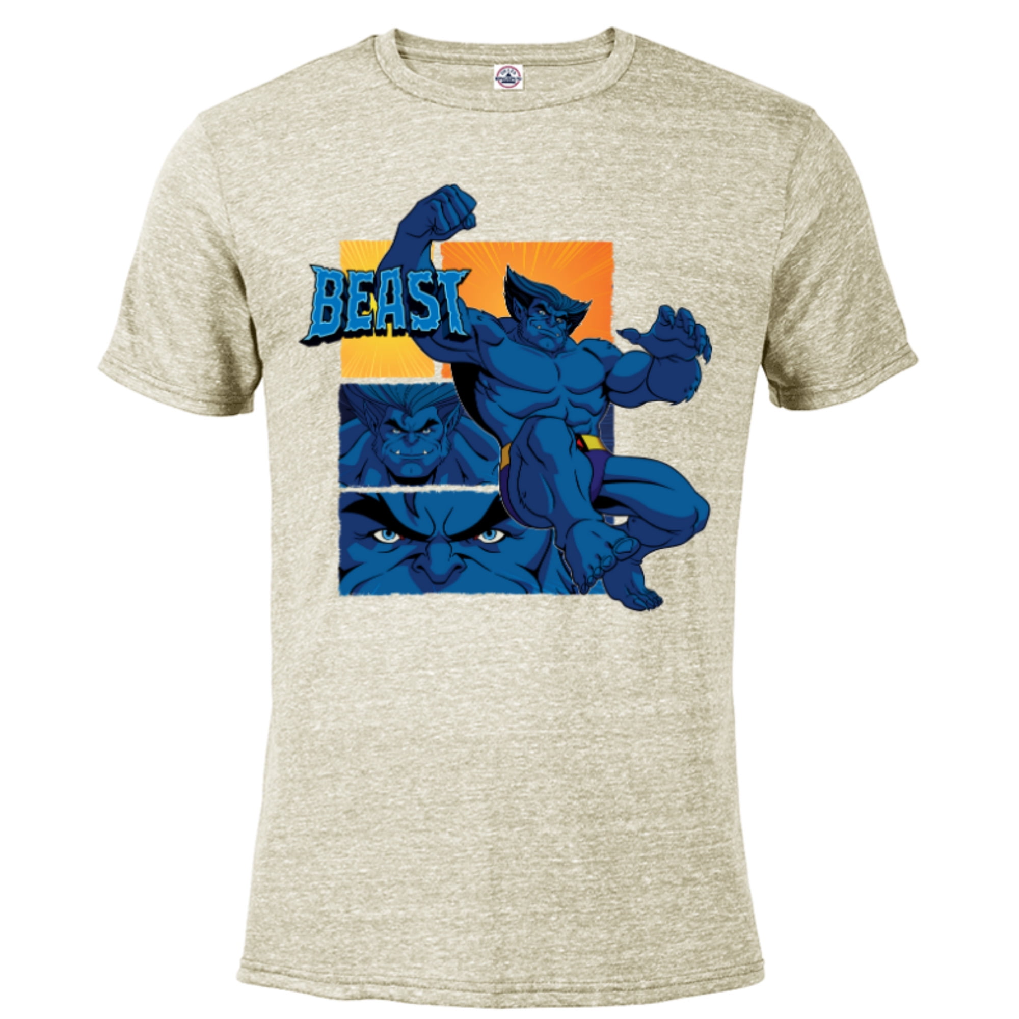 Marvel Studios X-Men ’97 Beast Logo Action Panels- Short Sleeve Blended ...