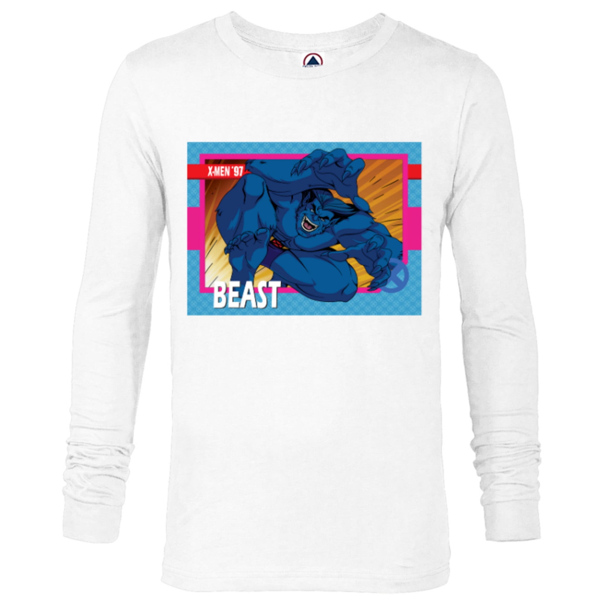 Marvel Studios X-Men ’97 Beast Retro Trading Card- Long Sleeve T-Shirt ...