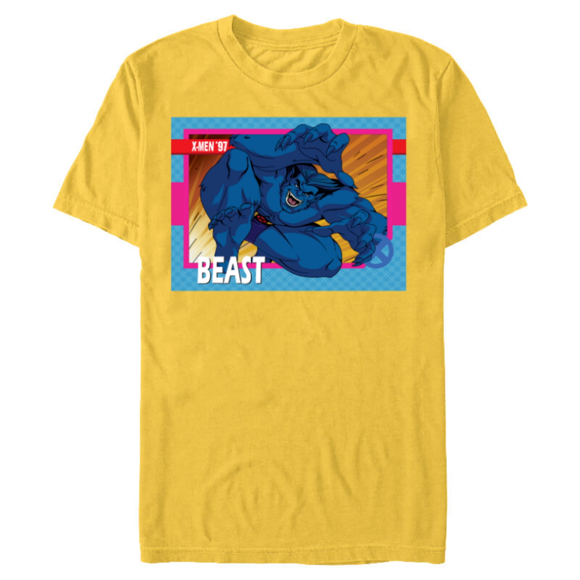 Marvel Studios X-Men ’97 Beast Retro Trading Card- Short Sleeve Blended ...