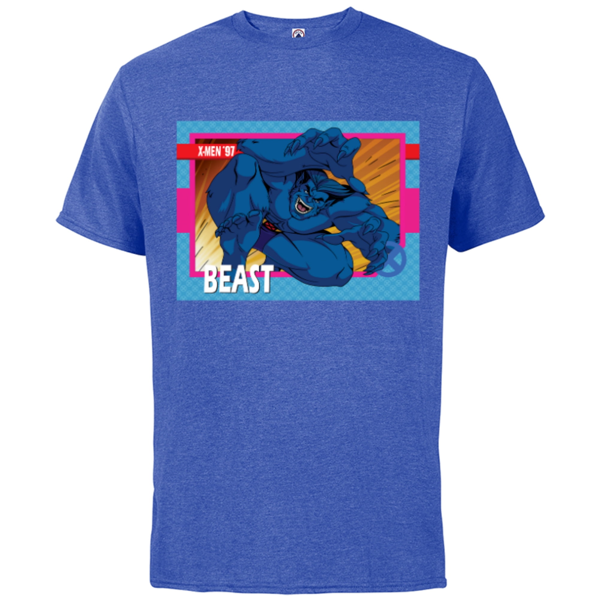 Marvel Studios X-Men ’97 Beast Retro Trading Card- Short Sleeve Cotton ...