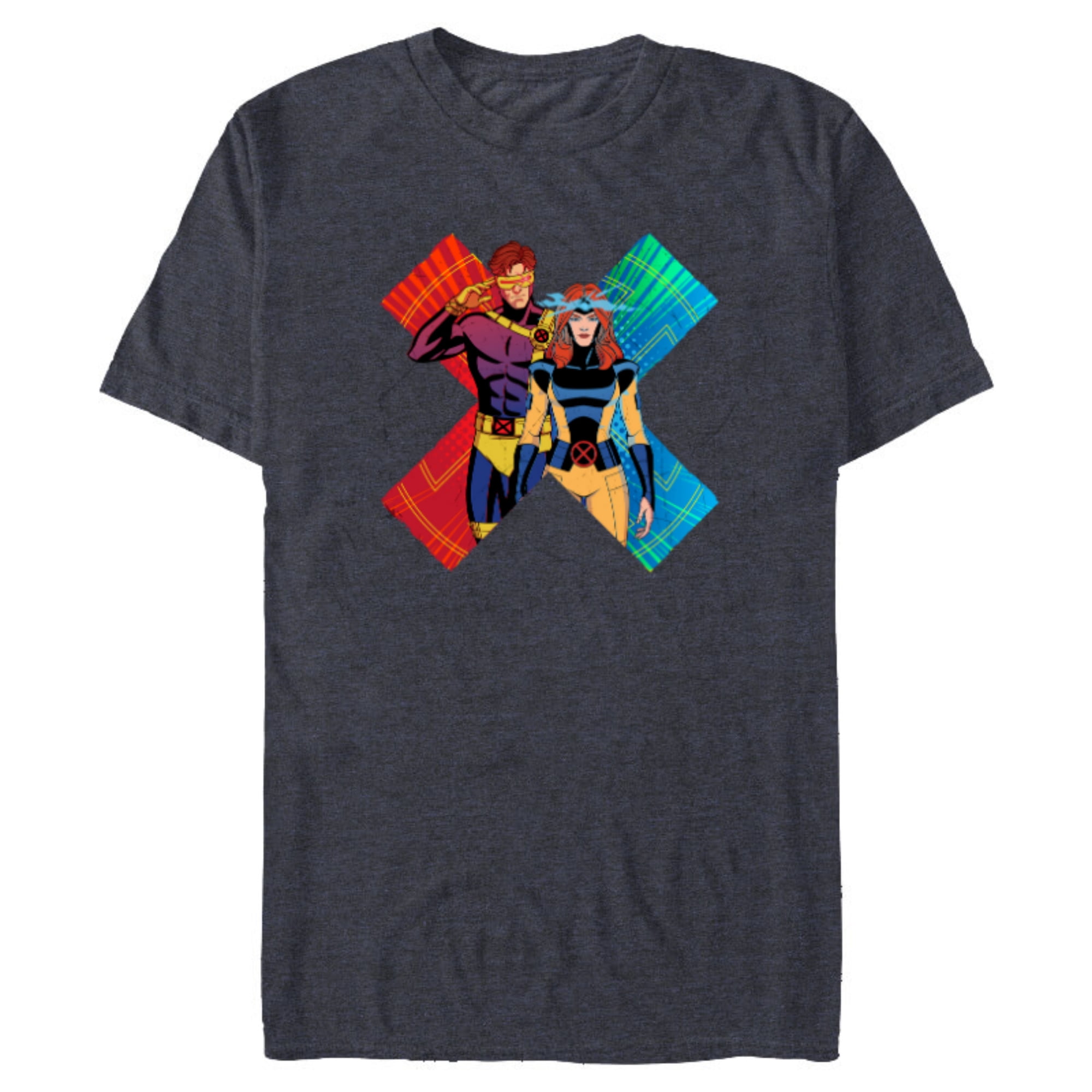 Marvel Studios X-Men ’97 Cyclops and Jean Grey X-Symbol- Short Sleeve ...