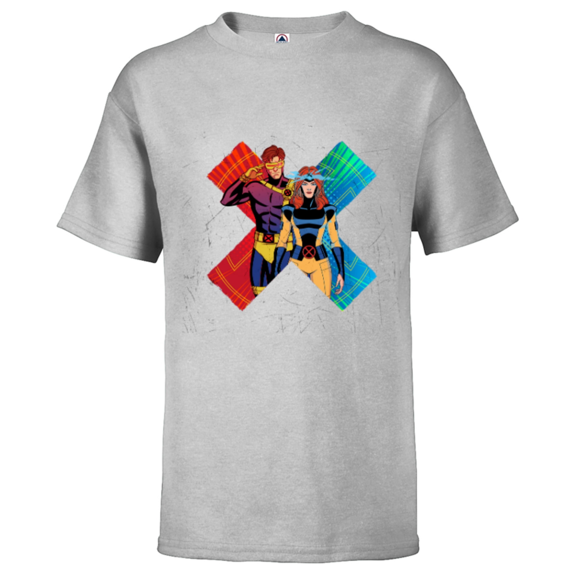 Marvel Studios X-Men ’97 Cyclops and Jean Grey X-Symbol- Short Sleeve T ...