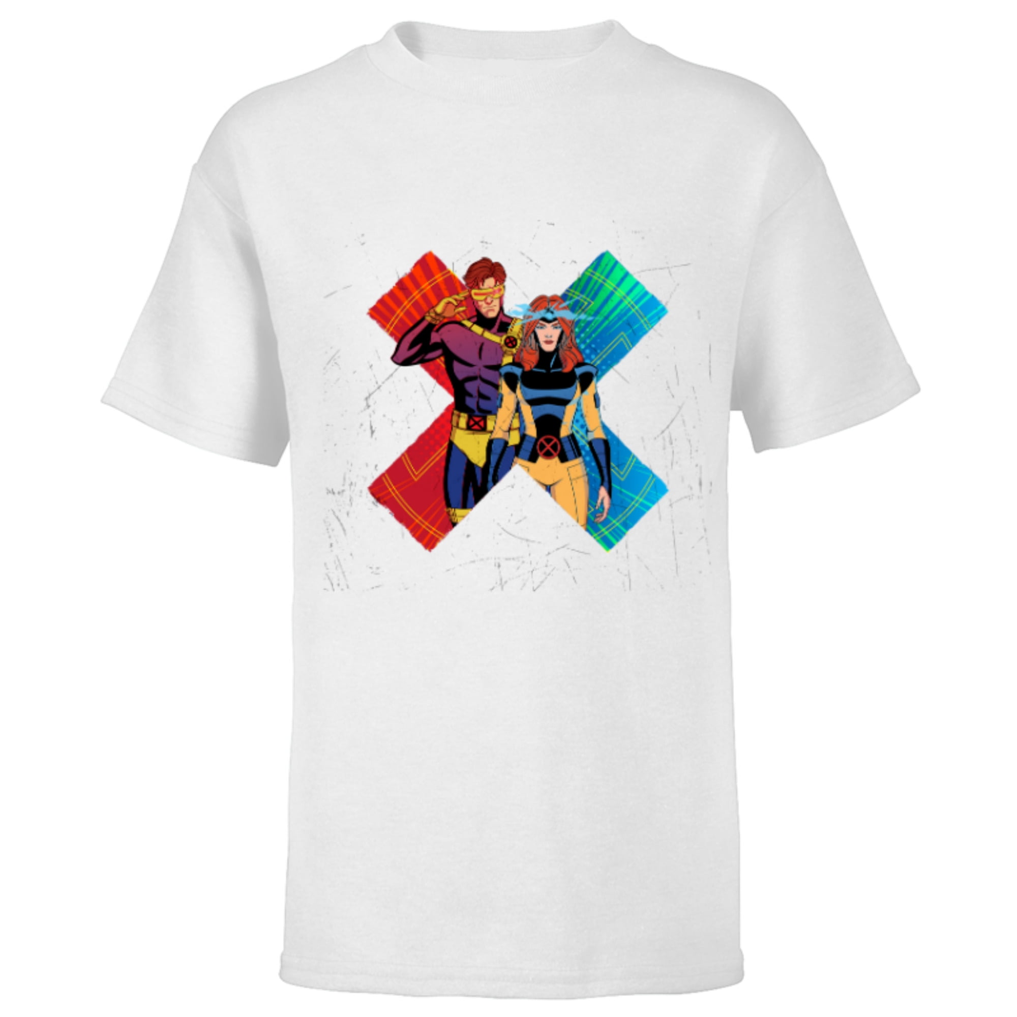 Marvel Studios X-Men ’97 Cyclops and Jean Grey X-Symbol- Short Sleeve T ...