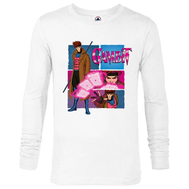 Marvel Studios X-Men ’97 Gambit Card Throw Action Panels- Long Sleeve T ...