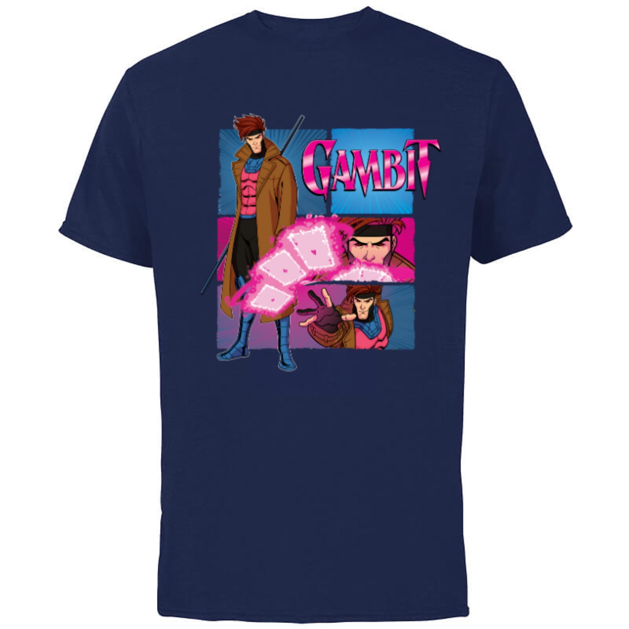 Marvel Studios X-Men ’97 Gambit Card Throw Action Panels- Short Sleeve ...