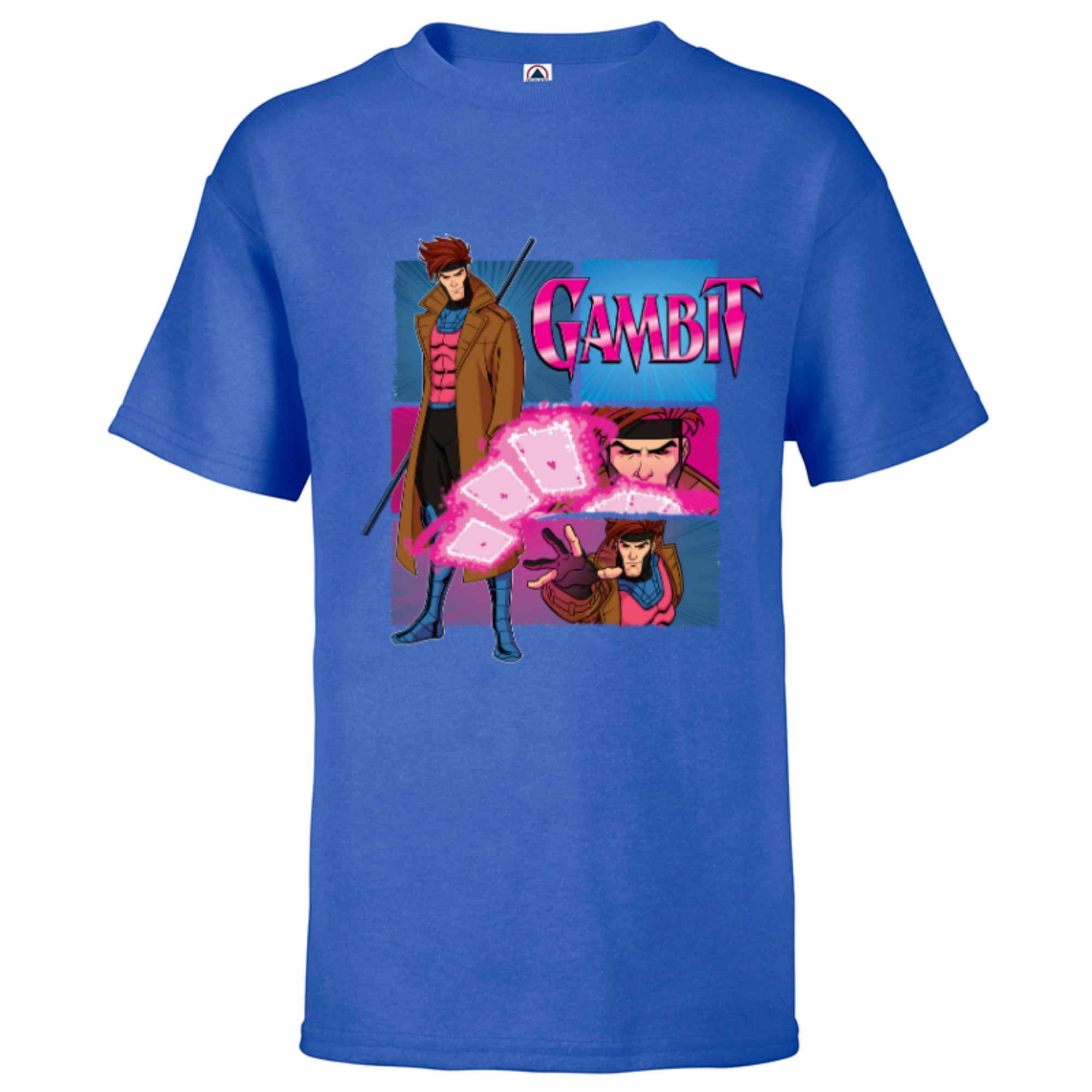 Marvel Studios X-Men ’97 Gambit Card Throw Action Panels- Short Sleeve ...