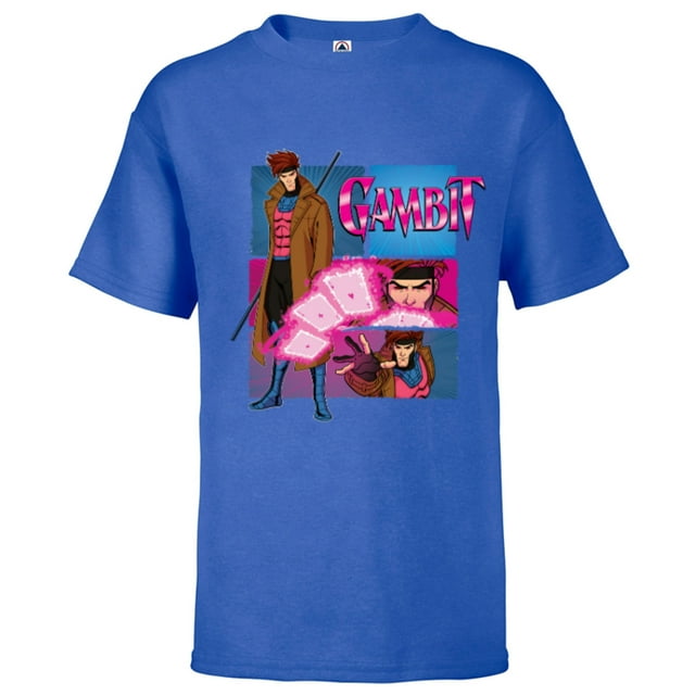 Marvel Studios X-Men ’97 Gambit Card Throw Action Panels- Short Sleeve ...