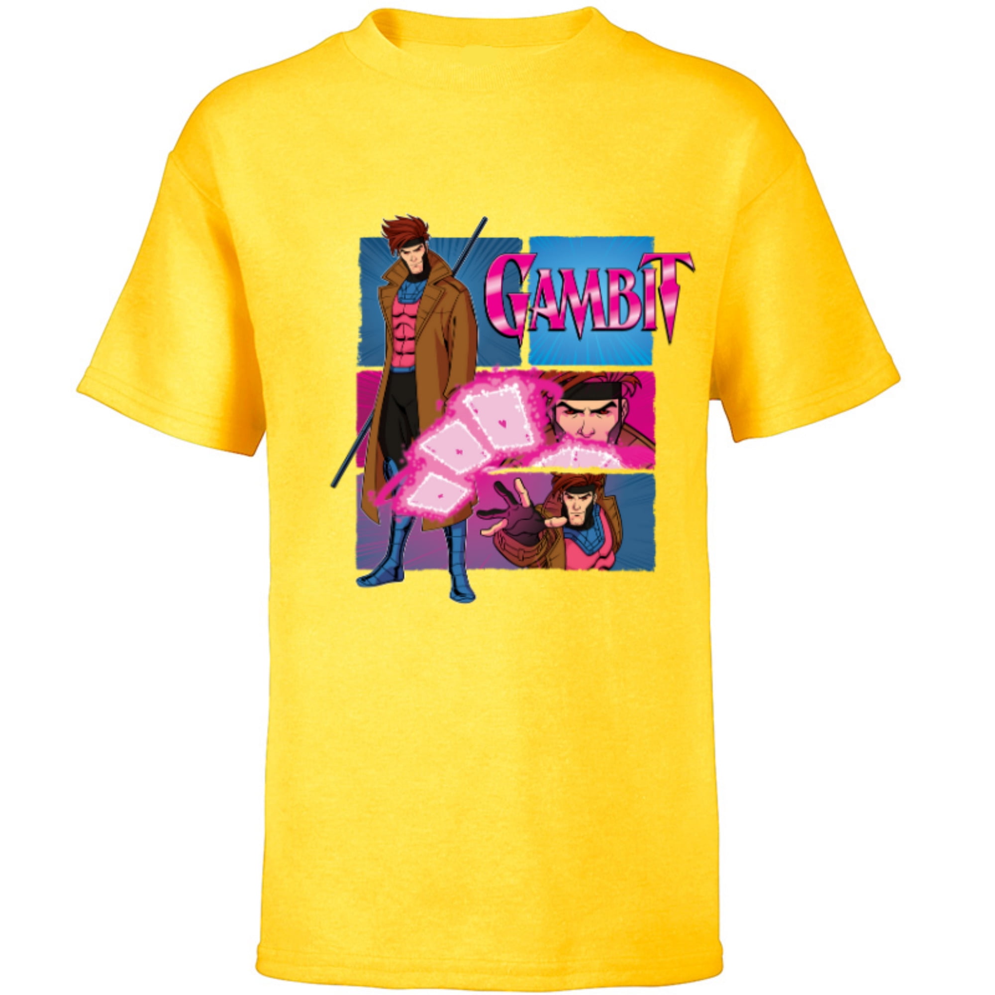 Marvel Studios X-Men ’97 Gambit Card Throw Action Panels- Short Sleeve ...