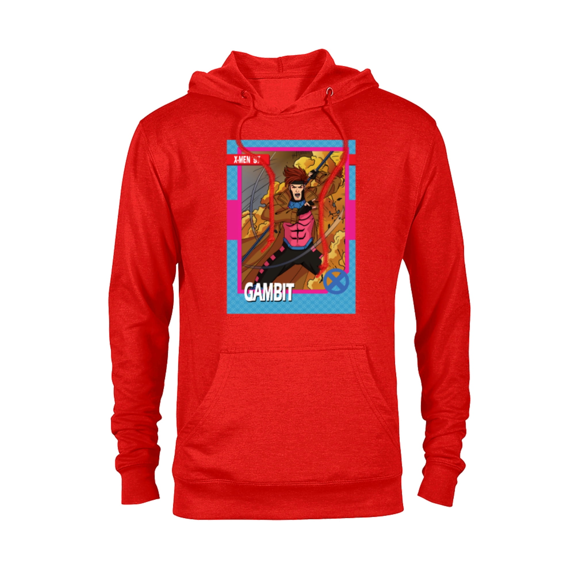 Marvel Studios X-Men ’97 Gambit Retro Trading Card- Pullover Hoodie for ...