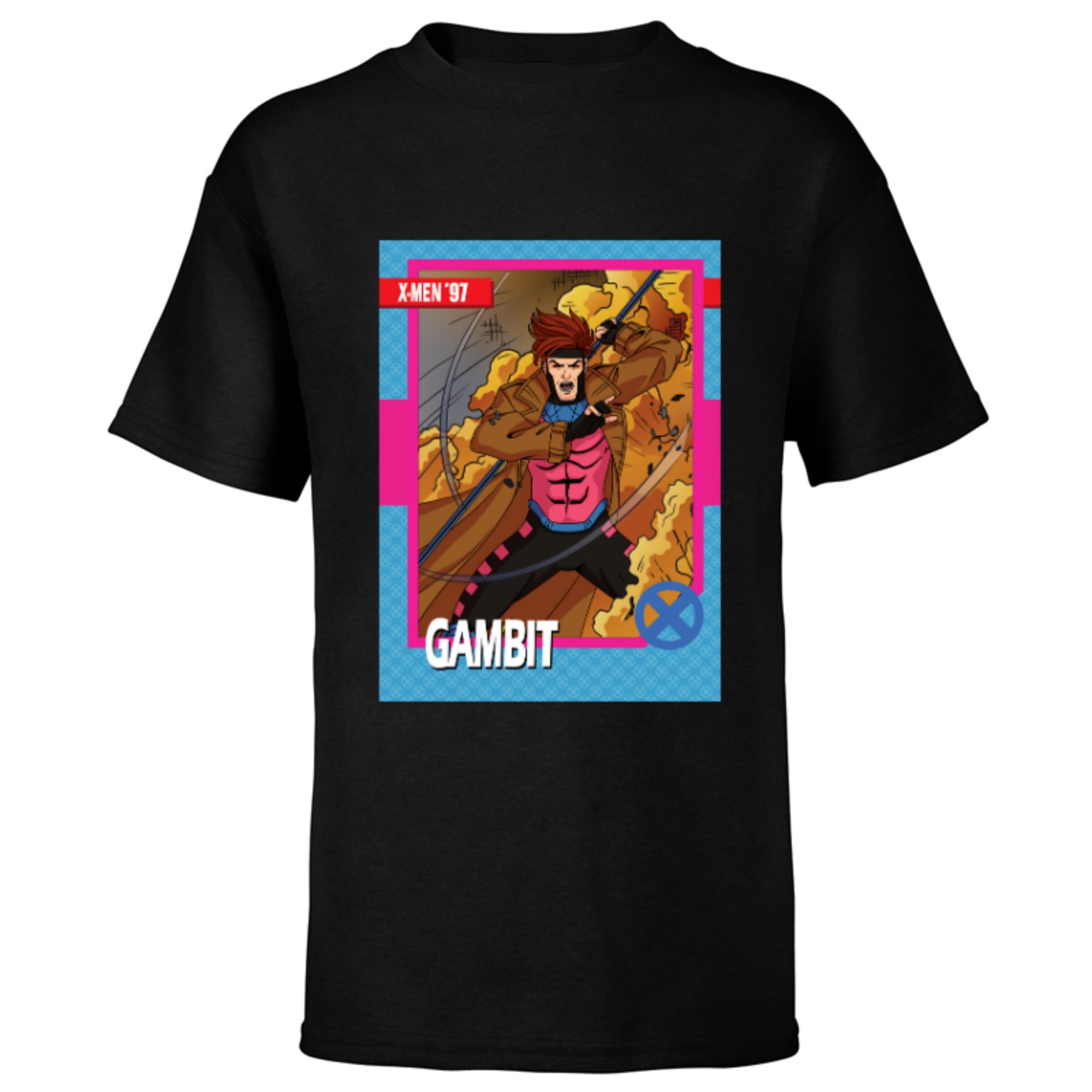 Marvel Studios X-Men ’97 Gambit Retro Trading Card- Short Sleeve T ...
