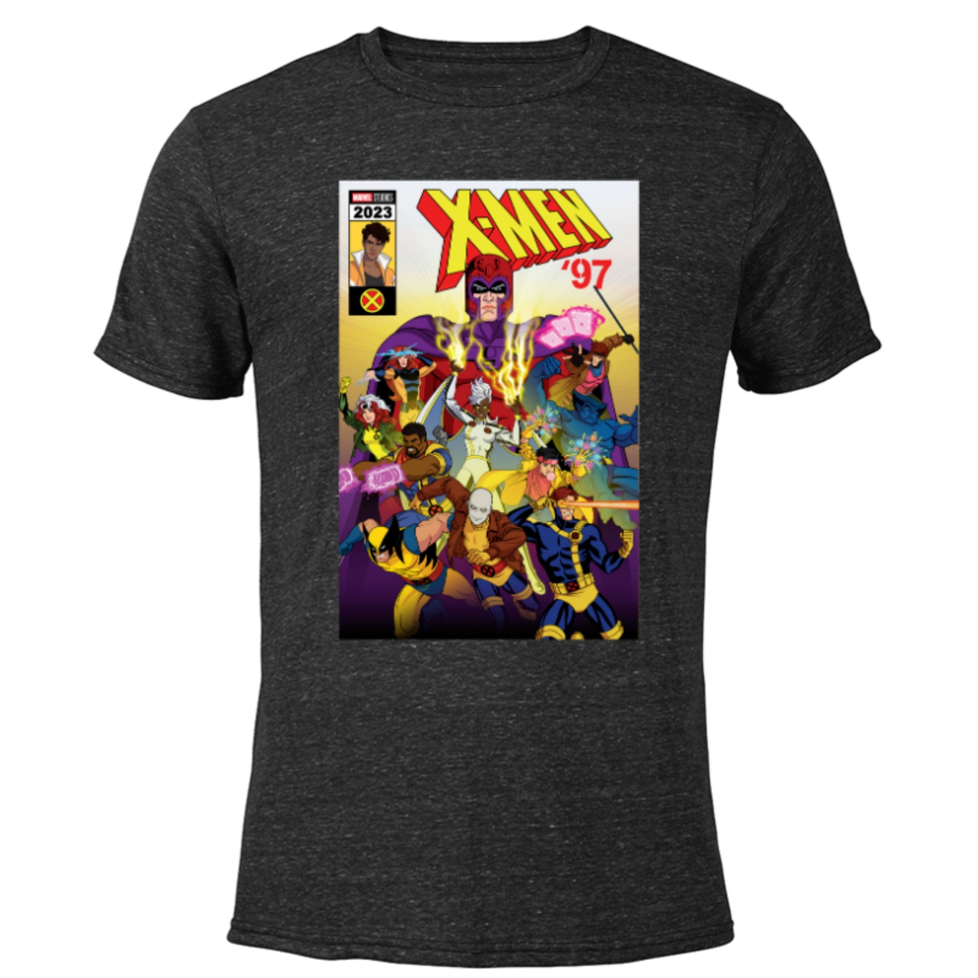 Marvel Studios X-Men ’97 Magneto and the Team Comic Cover- Short Sleeve Blended T-Shirt for ...