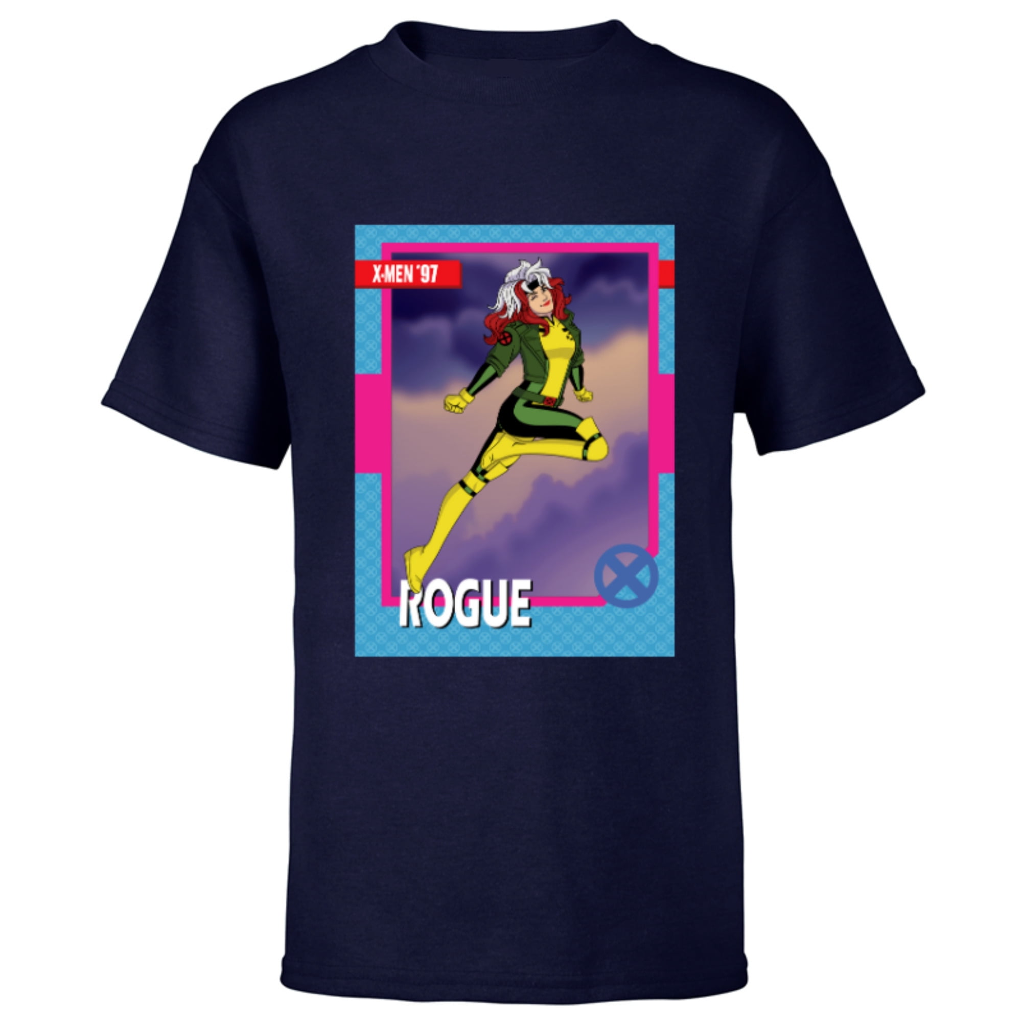 Marvel Studios X-Men ’97 Rogue Retro Trading Card- Short Sleeve T-Shirt ...