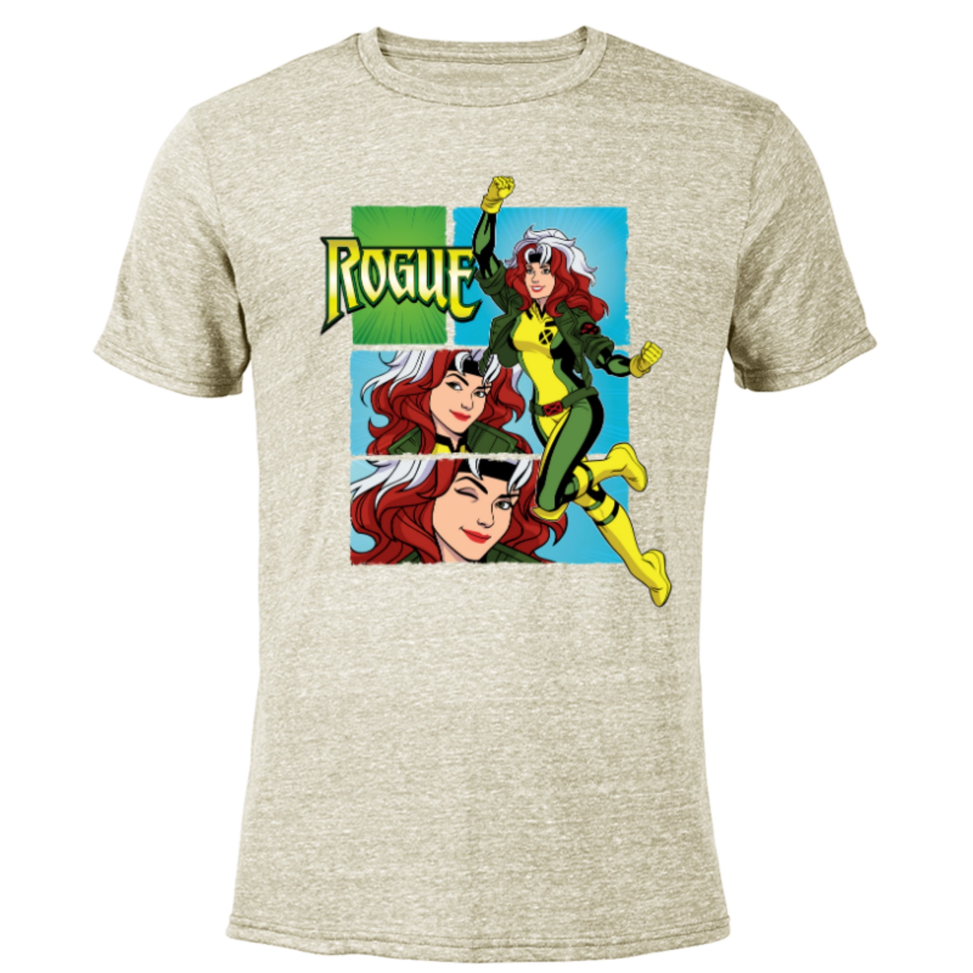 Marvel Studios X-Men ’97 Rogue Wink Logo & Action Panels- Short Sleeve ...