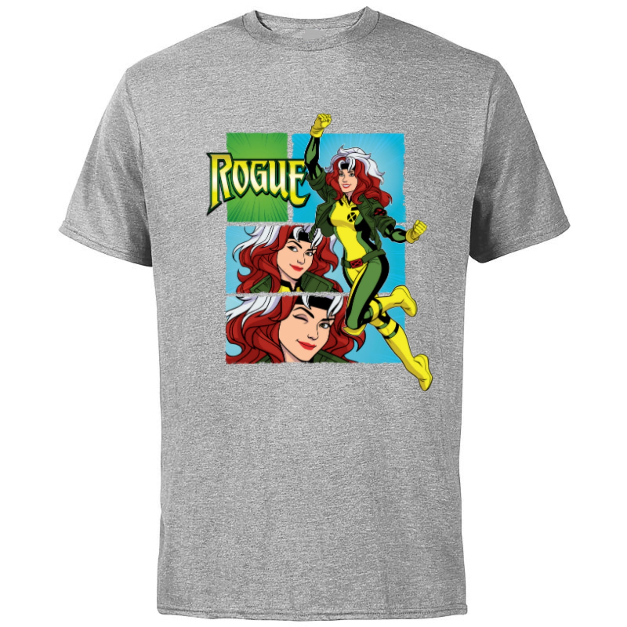 Marvel Studios X-Men ’97 Rogue Wink Logo & Action Panels- Short Sleeve ...