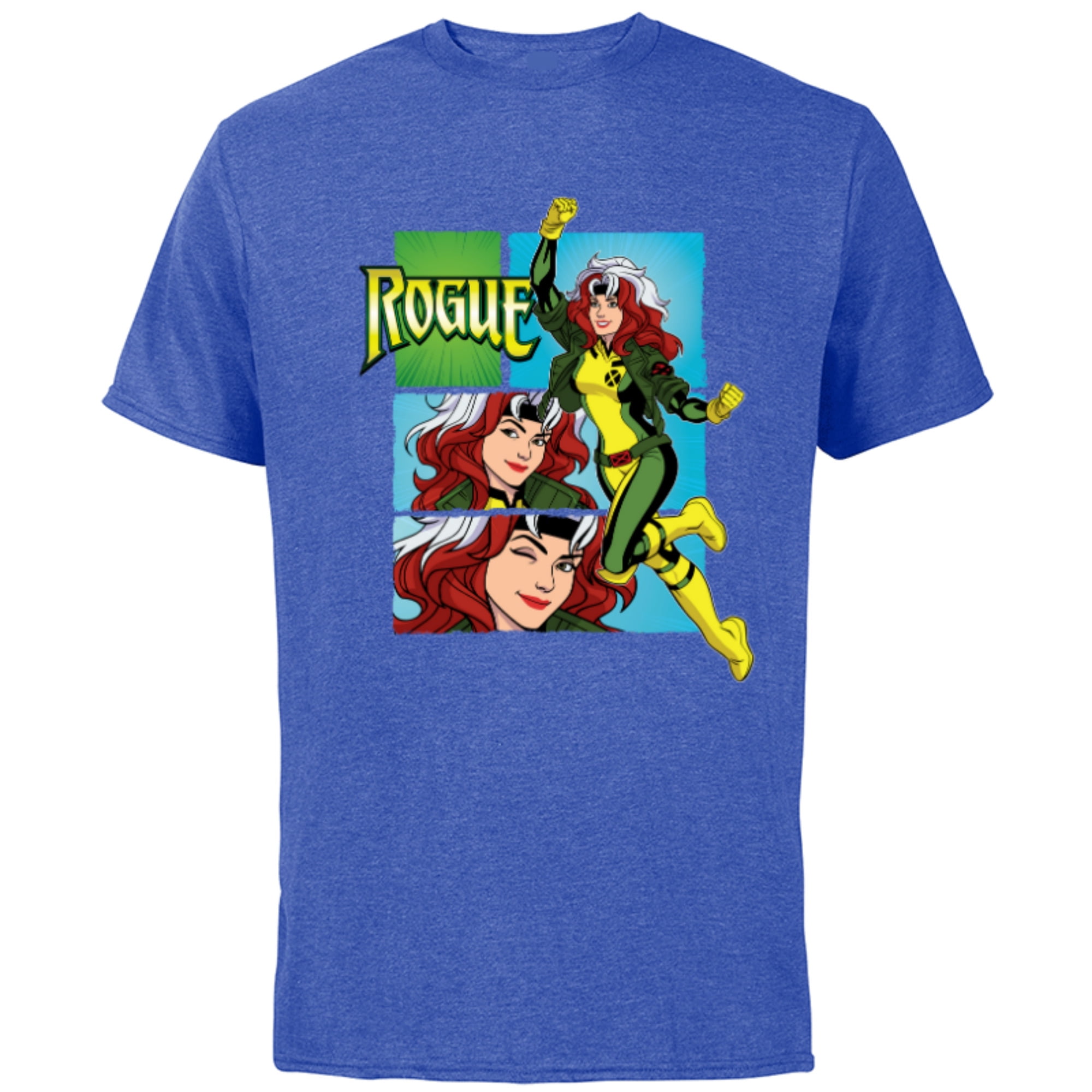 Marvel Studios X-Men ’97 Rogue Wink Logo & Action Panels- Short Sleeve ...