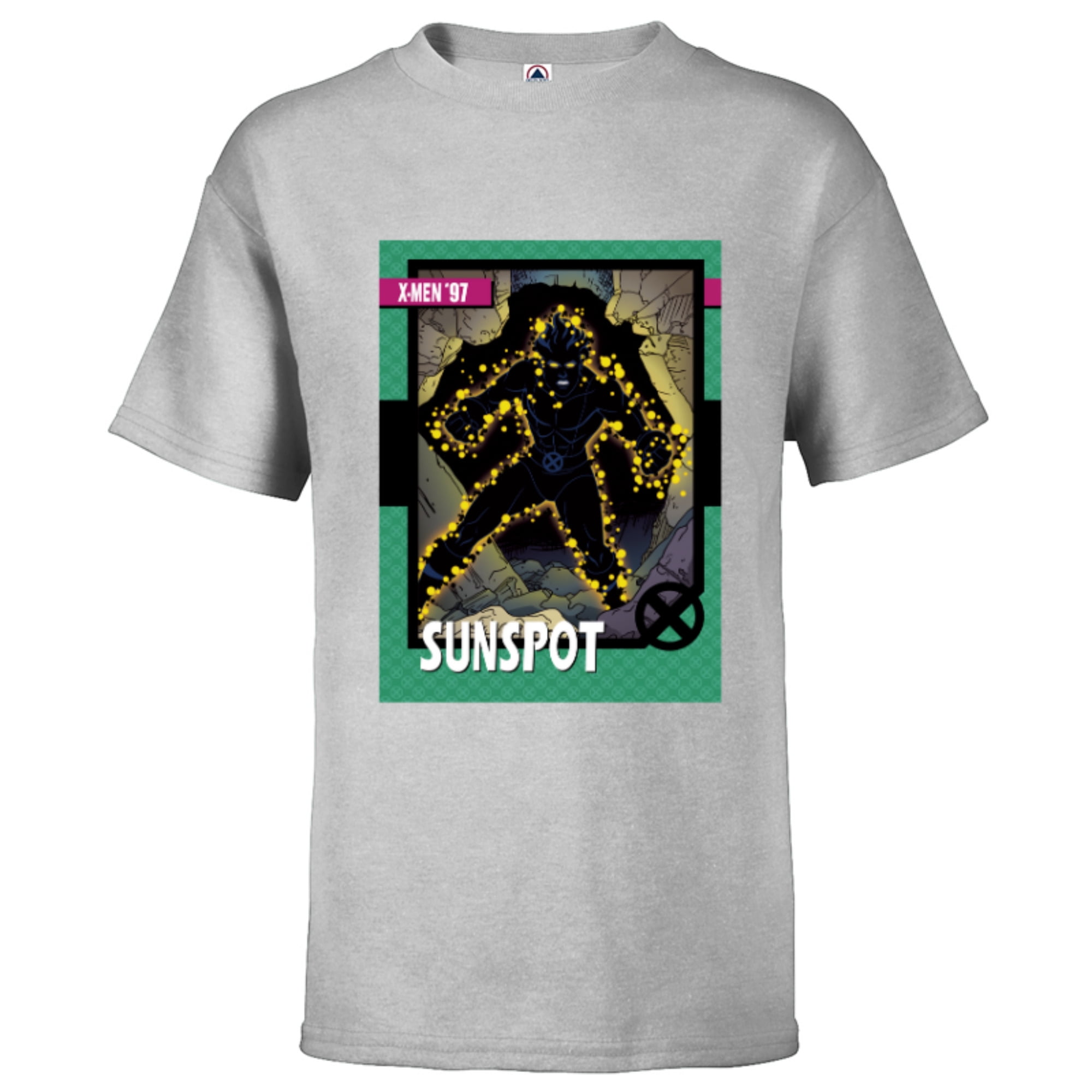 Marvel Studios X-Men ’97 Sunspot Retro Trading Card- Short Sleeve T ...