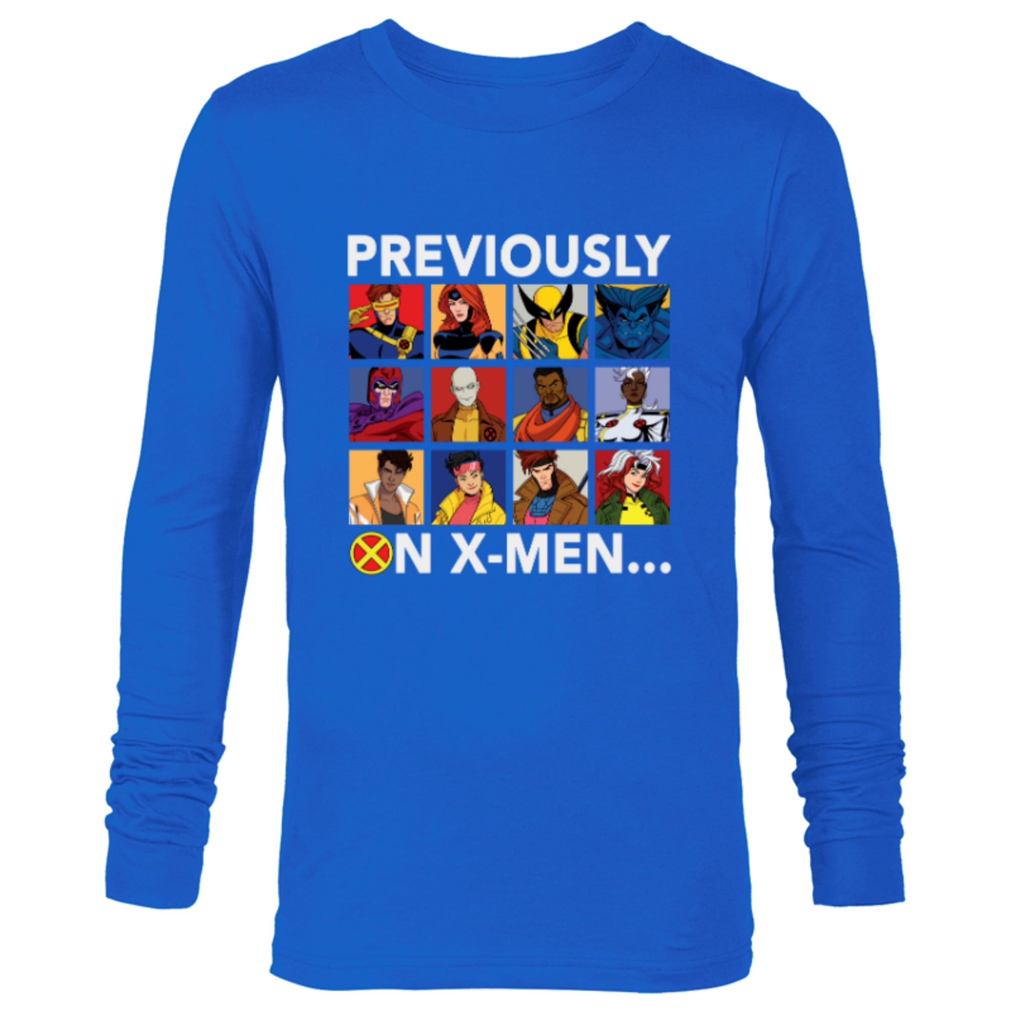 Marvel Studios X-Men ’97 Team Previously on X-Men - Long Sleeve T-Shirt ...