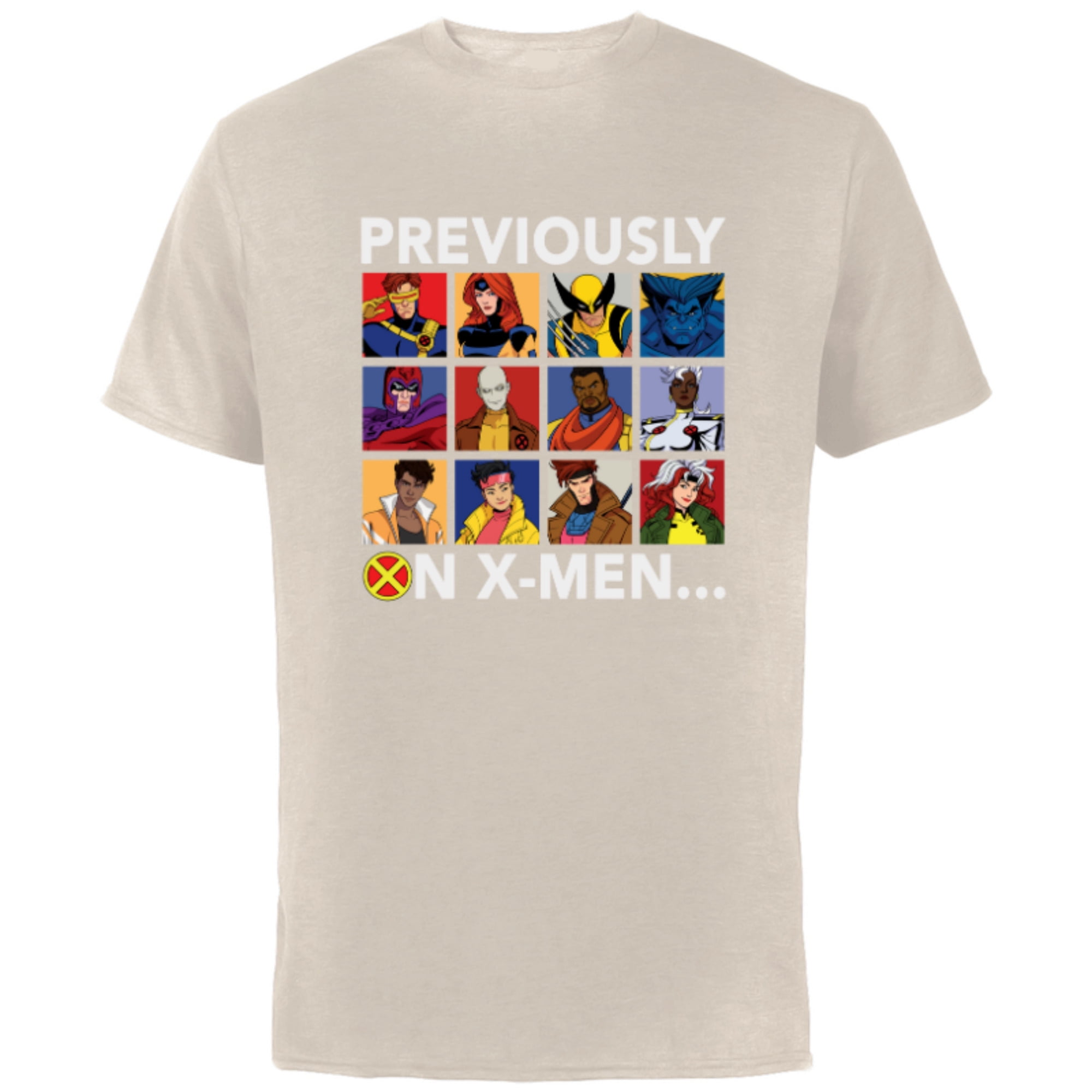 Marvel Studios X-Men ’97 Team Previously on X-Men - Short Sleeve Cotton ...