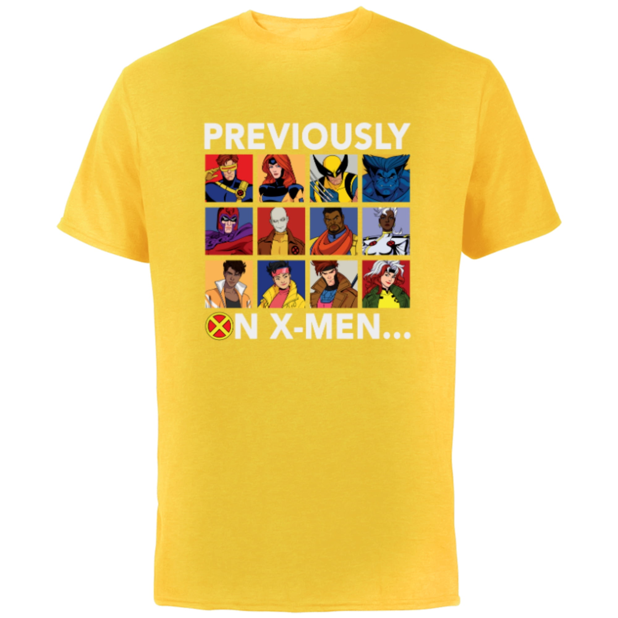 Marvel Studios X-Men ’97 Team Previously on X-Men - Short Sleeve Cotton ...