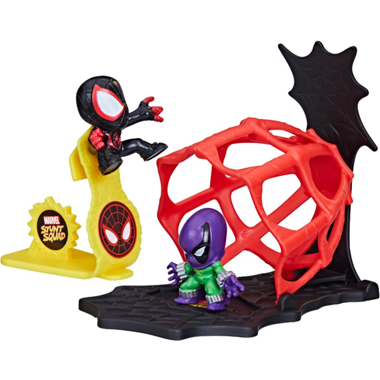Marvel Stunt Squad Miles Morales vs. Prowler Playset - Walmart.com
