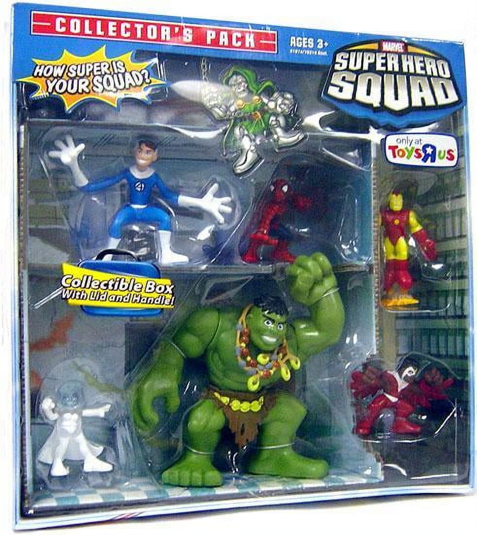 Marvel Super Hero Squad Collector's Pack Action Figure Set Hulk ...