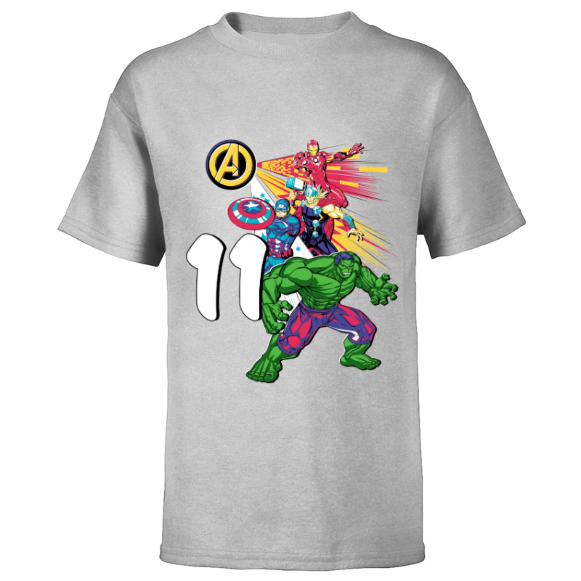 Marvel Super Heroes Avengers 11 Year Old Eleventh Birthday - Short ...