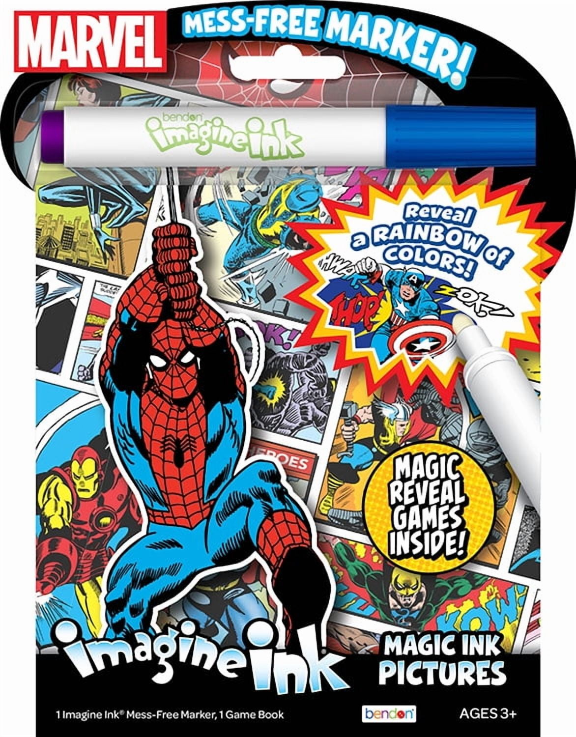 Marvel Super Heroes Comics 16-Page Imagine Ink Coloring and Activity ...