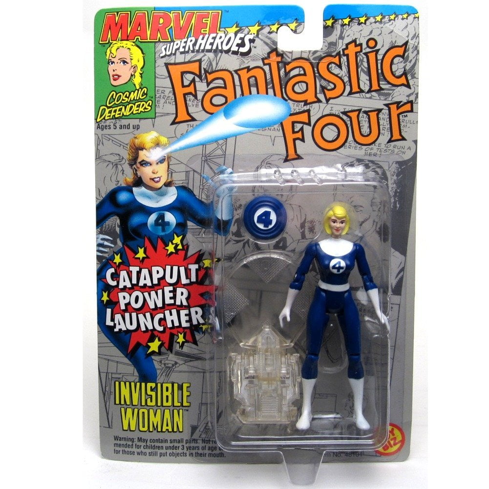 Marvel Super Heroes Fantastic Four Invisible Woman Action Figure Toy Biz 1994 - Walmart.com