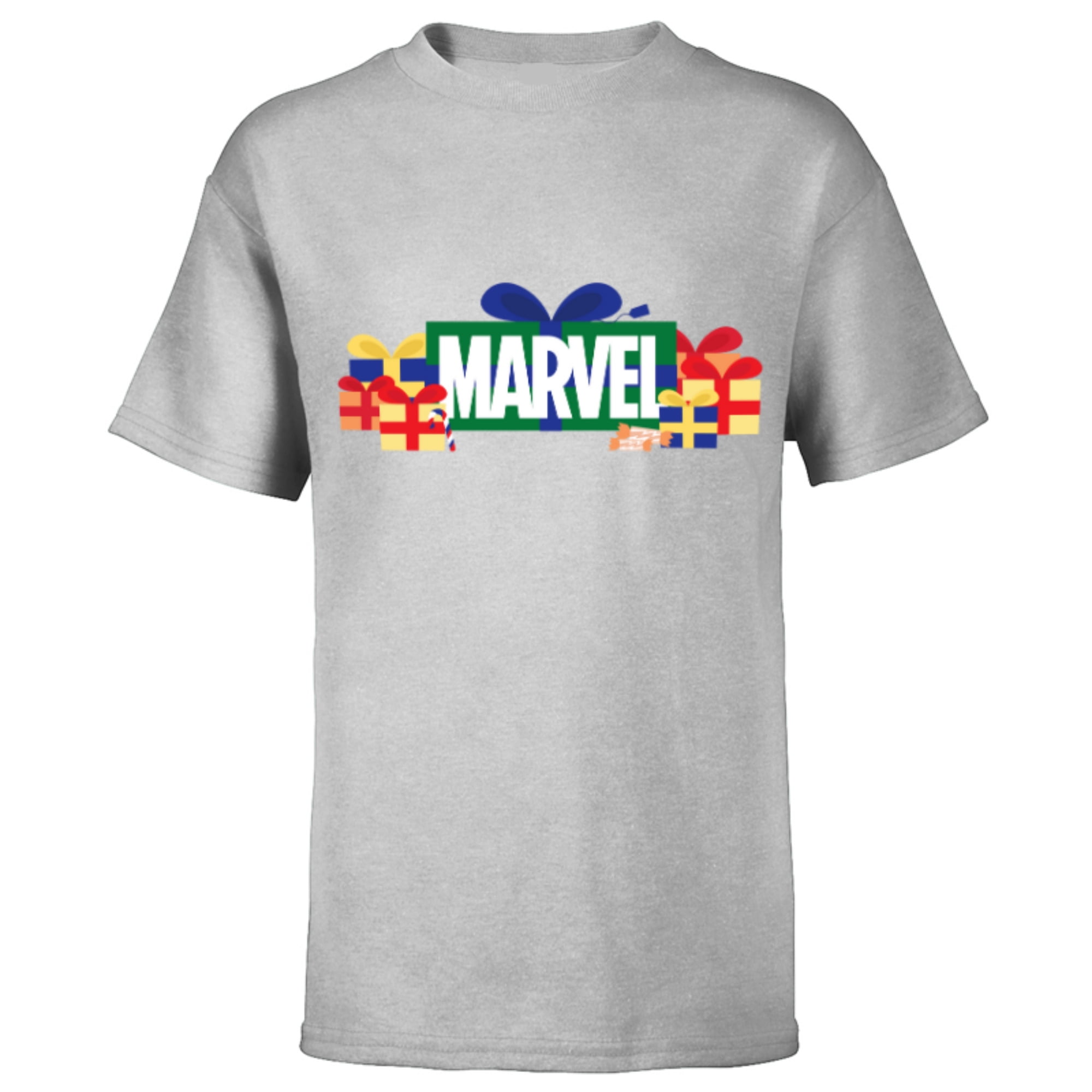 Marvel Super Heroes Logo Holiday Christmas Gifts & Presents - Short ...