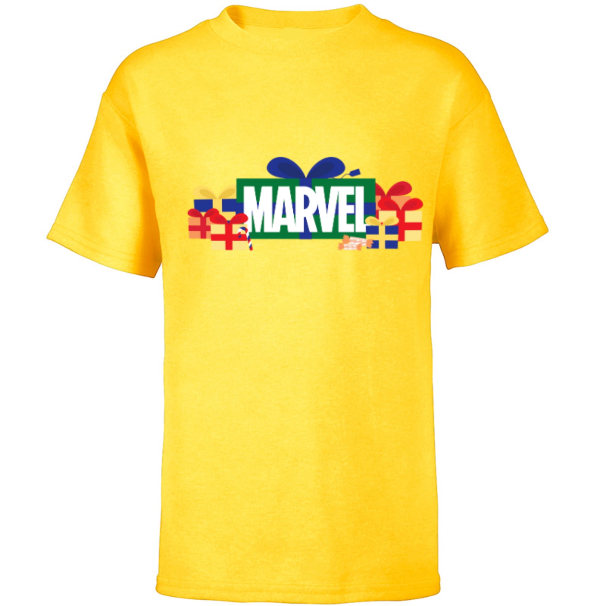 Marvel Super Heroes Logo Holiday Christmas Gifts & Presents - Short ...