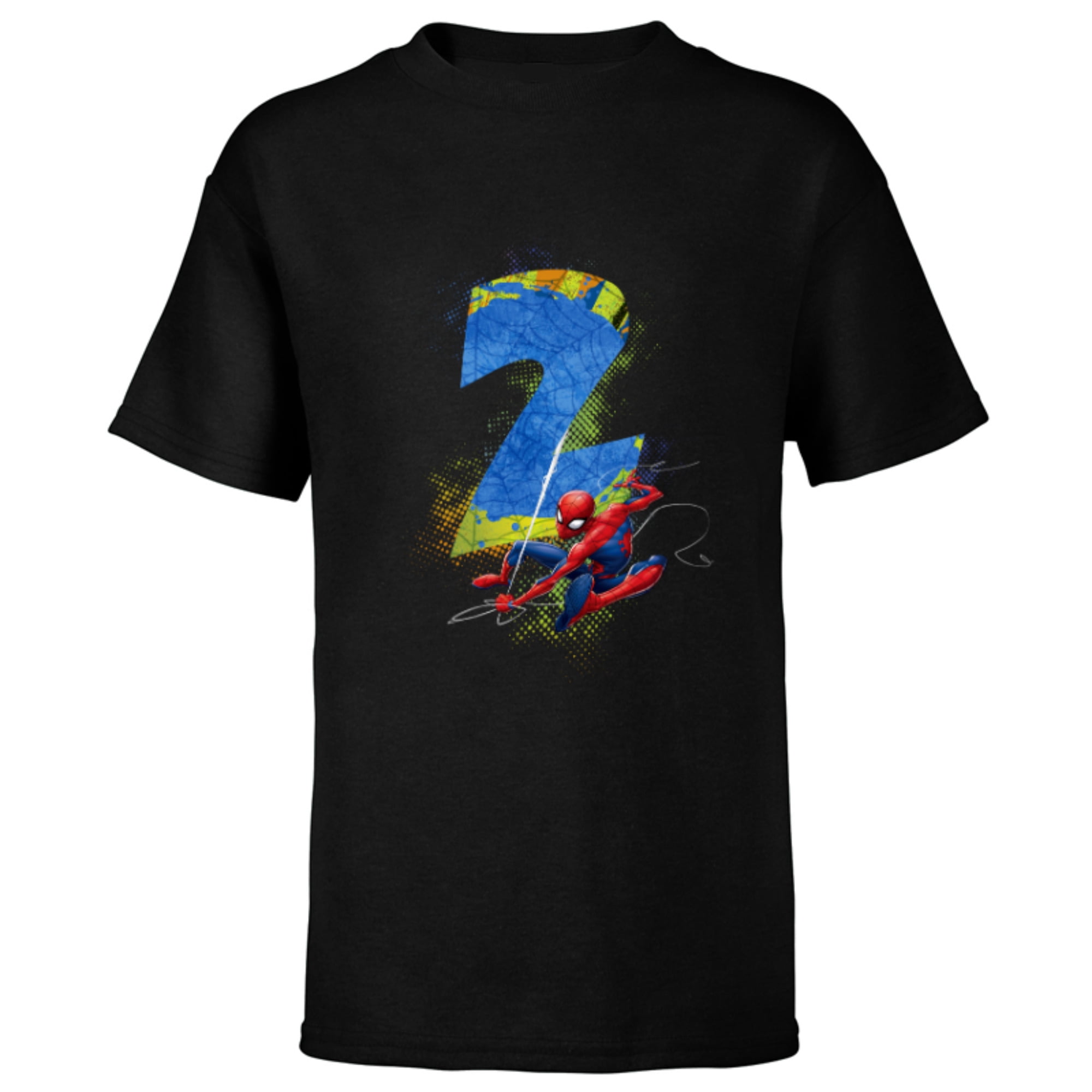 Marvel Super Heroes Spider-Man 2 Year Old Second Birthday - Short ...