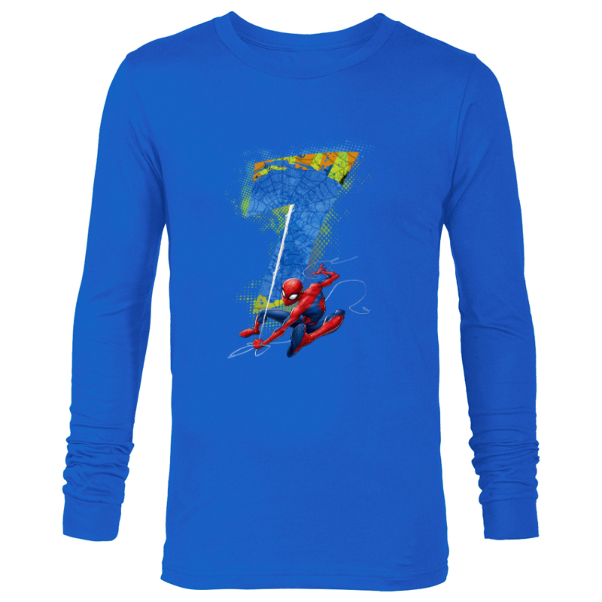 Marvel Super Heroes Spider-Man 7 Year Old Seventh Birthday - Long ...