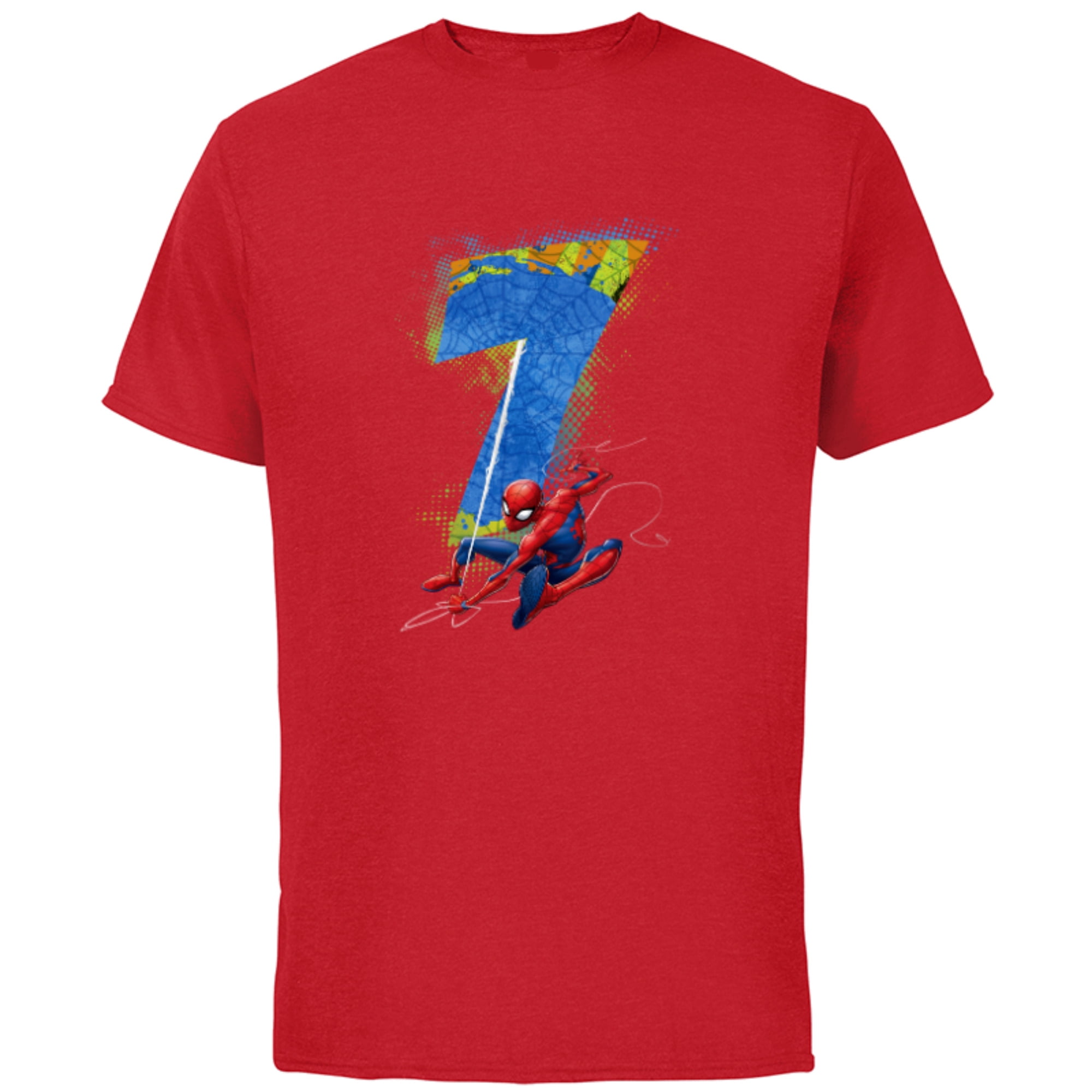 Marvel Super Heroes Spider-Man 7 Year Old Seventh Birthday - Short ...