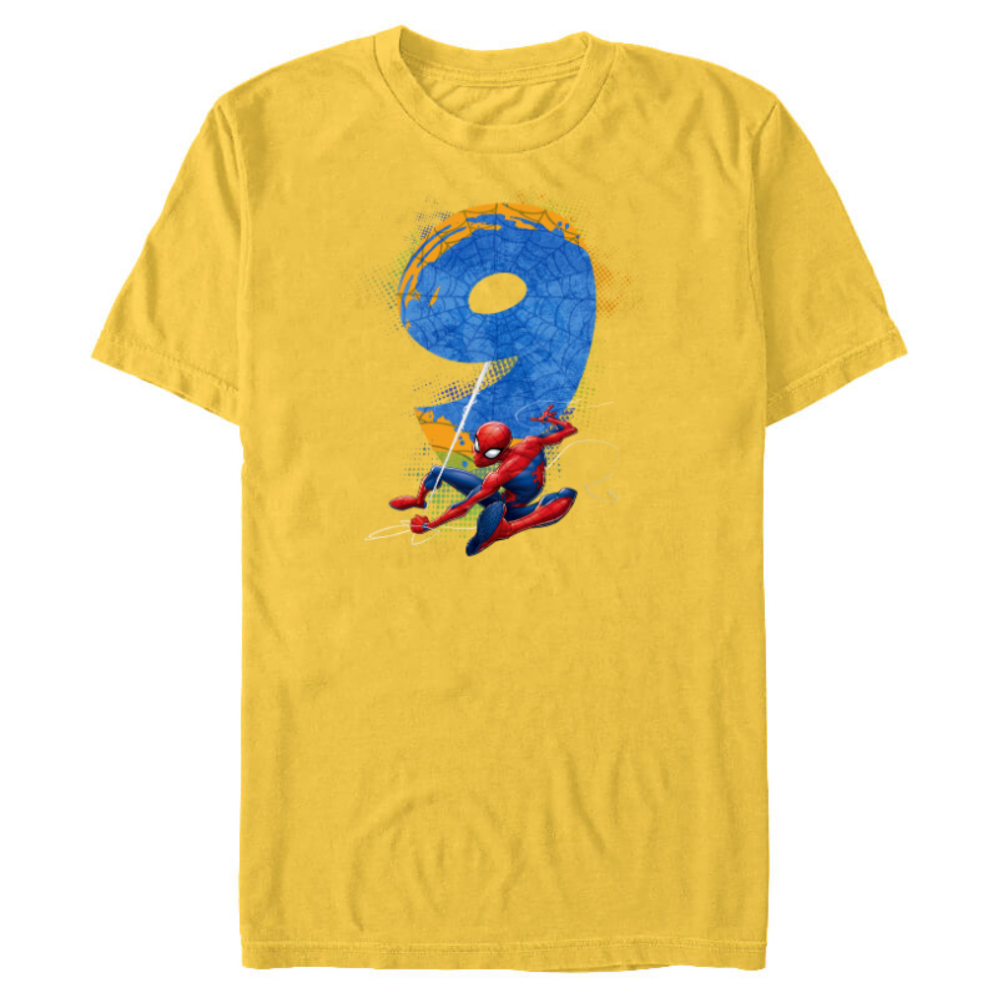 Marvel Super Heroes Spider-Man 9 Year Old Ninth Birthday - Short Sleeve ...