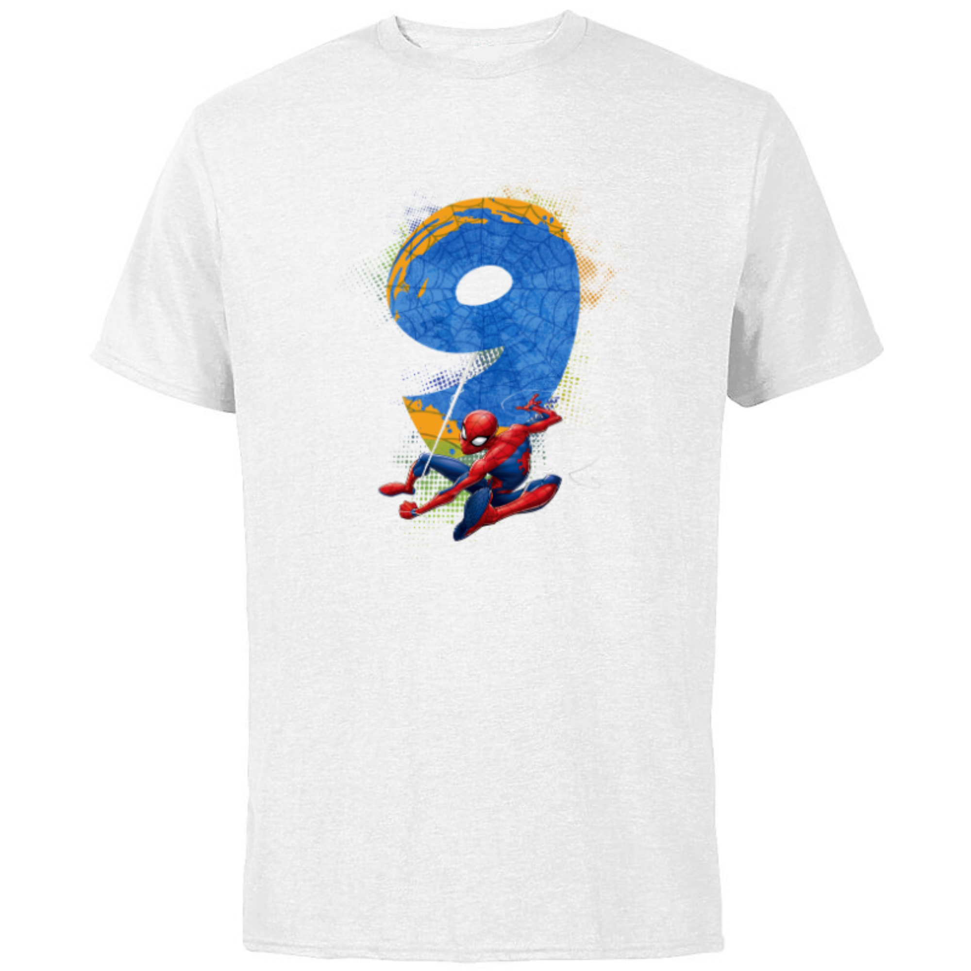 Marvel Super Heroes Spider-Man 9 Year Old Ninth Birthday - Short Sleeve ...