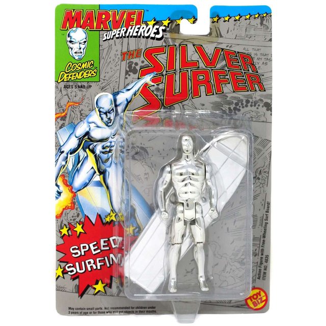 Marvel Super Heroes The Silver Surfer Action Figure (Speed Surfin ...