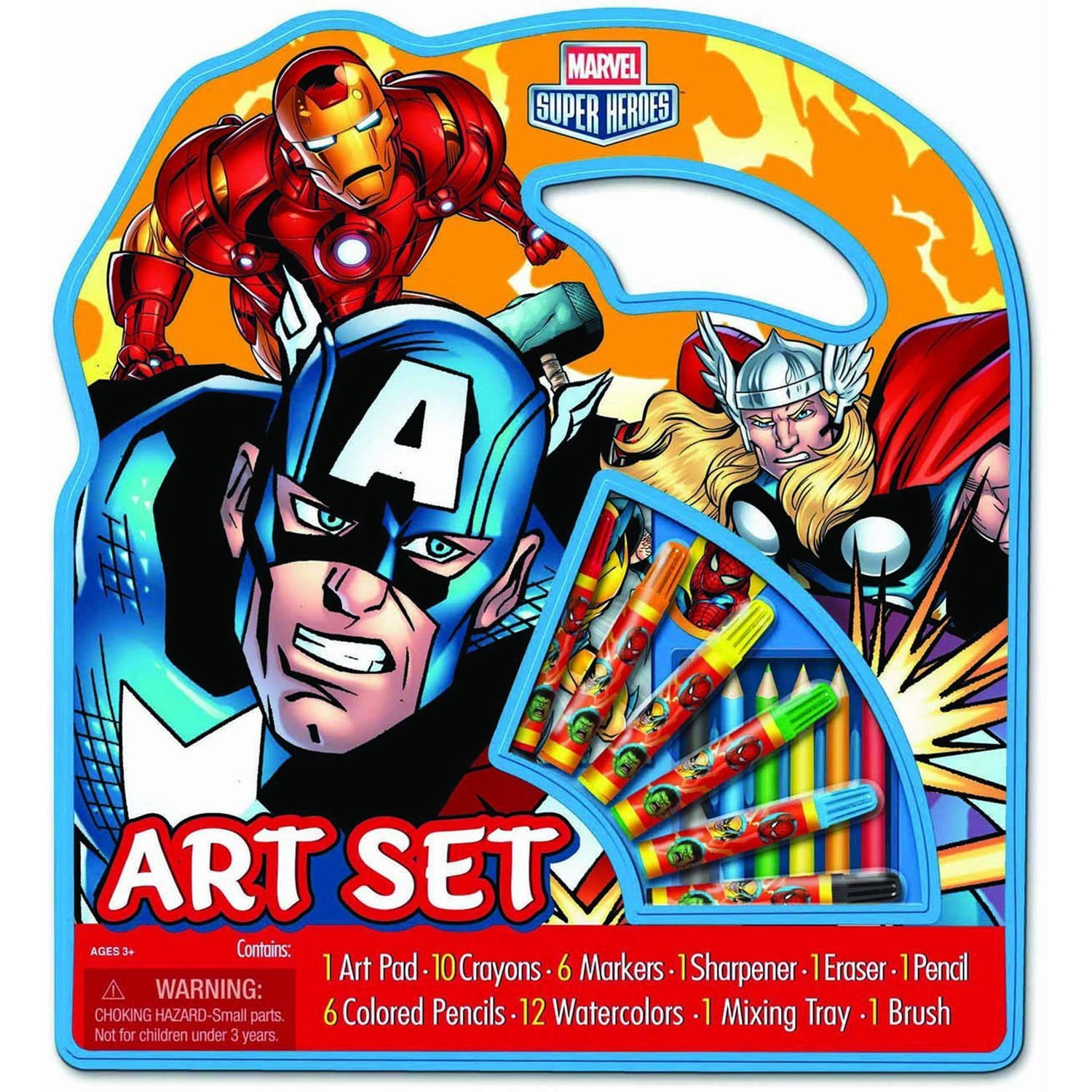 Marvel Super Heros Character Art Set - Walmart.com